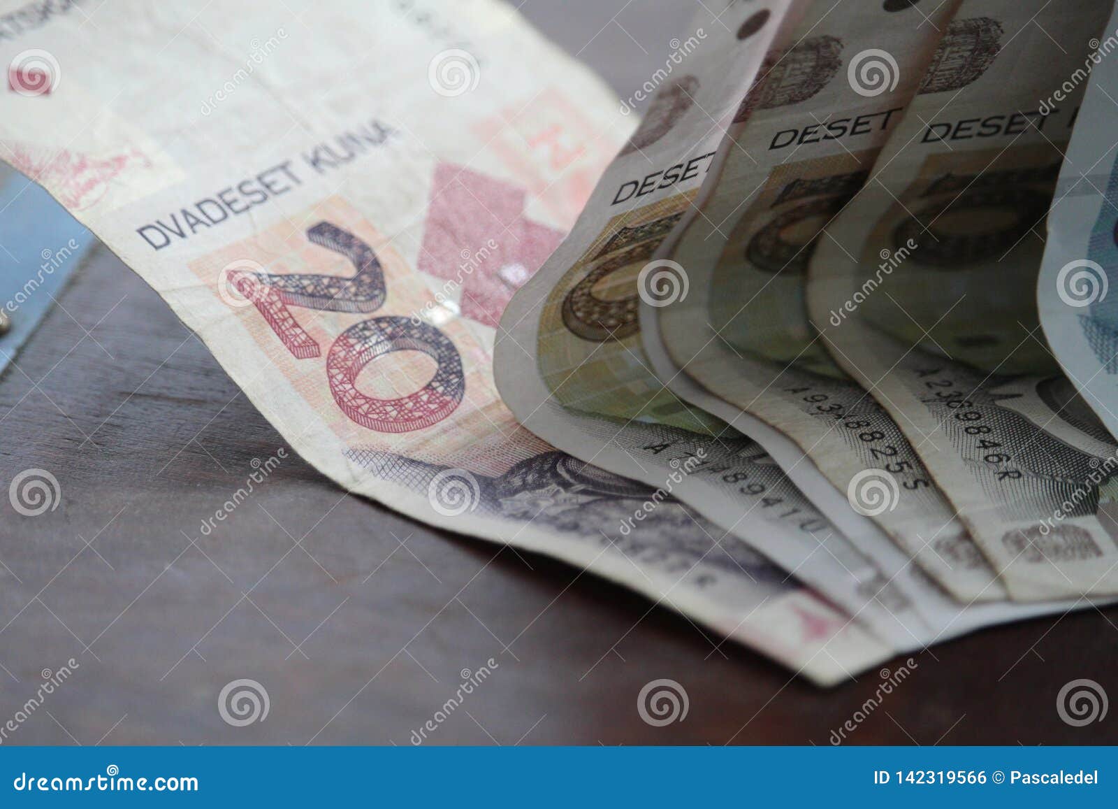 Bank Notes Diffrent Values stock photo. Image of rich - 142319566