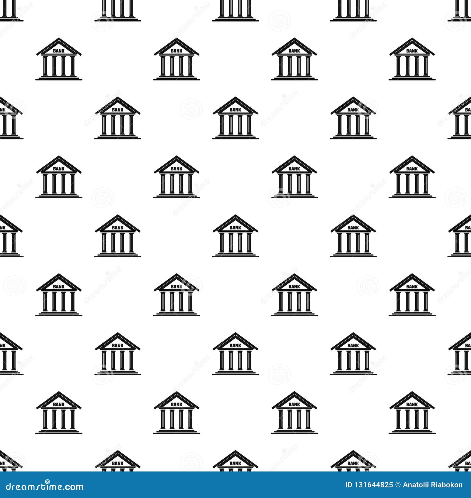 Bank Pattern Seamless Vector Stock Vector - Illustration of cash ...