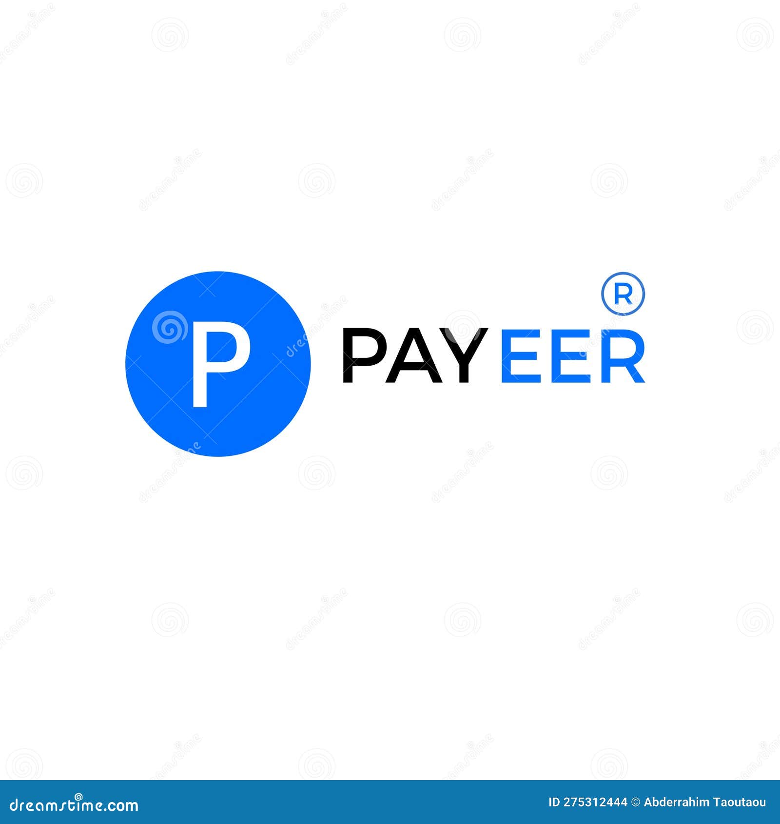 Bank Payeer Logo Illustration Editorial Stock Image - Illustration of ...
