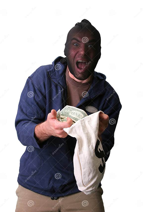 Bank robber stock image. Image of financial, pantyhose - 3829769