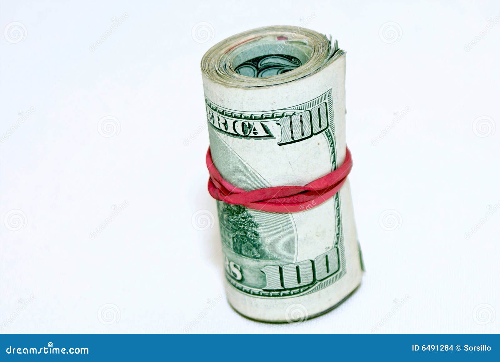 Bank roll stock photo. Image of bill, federal, dollar - 6491284