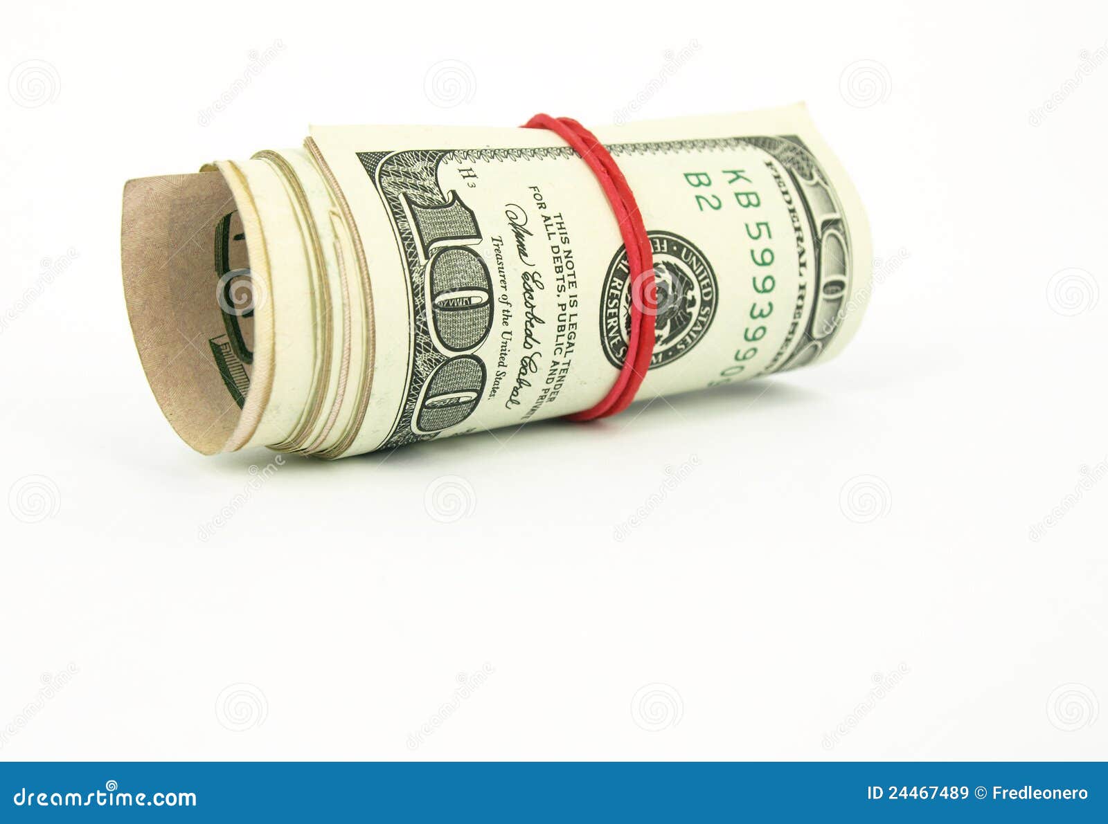 Bank Roll - Old Style stock image. Image of business - 24467489