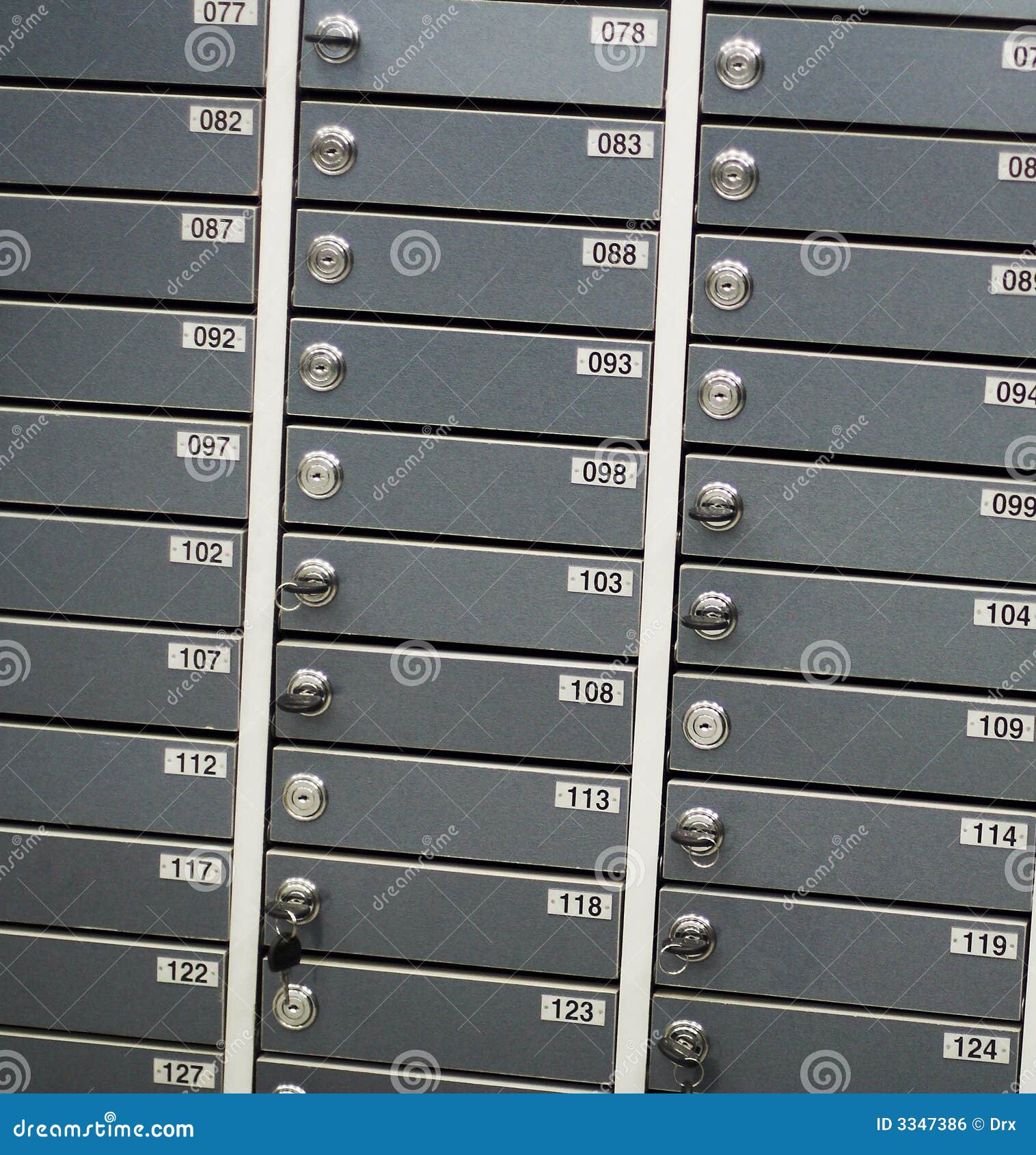 Bank safe boxes stock photo. Image of repository, depository - 3347386