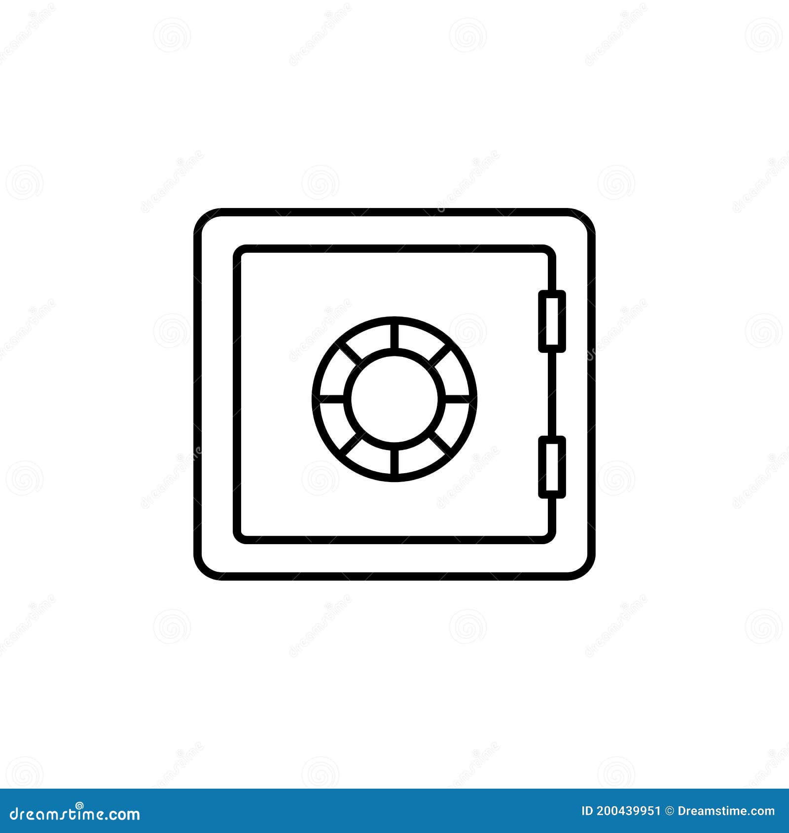Bank Safe Icon Element of Security Icon for Mobile Concept and Web Apps ...