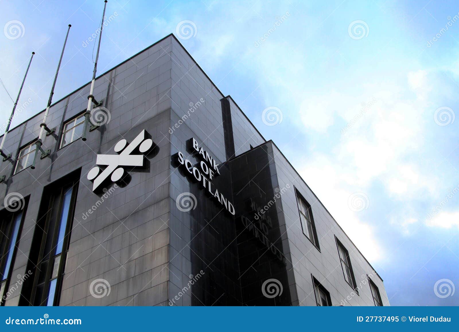 Bank of Scotland editorial image. Image of display, facade - 27737495