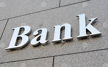 Bank sign stock photo. Image of finance, sign, bank, logo - 7369360