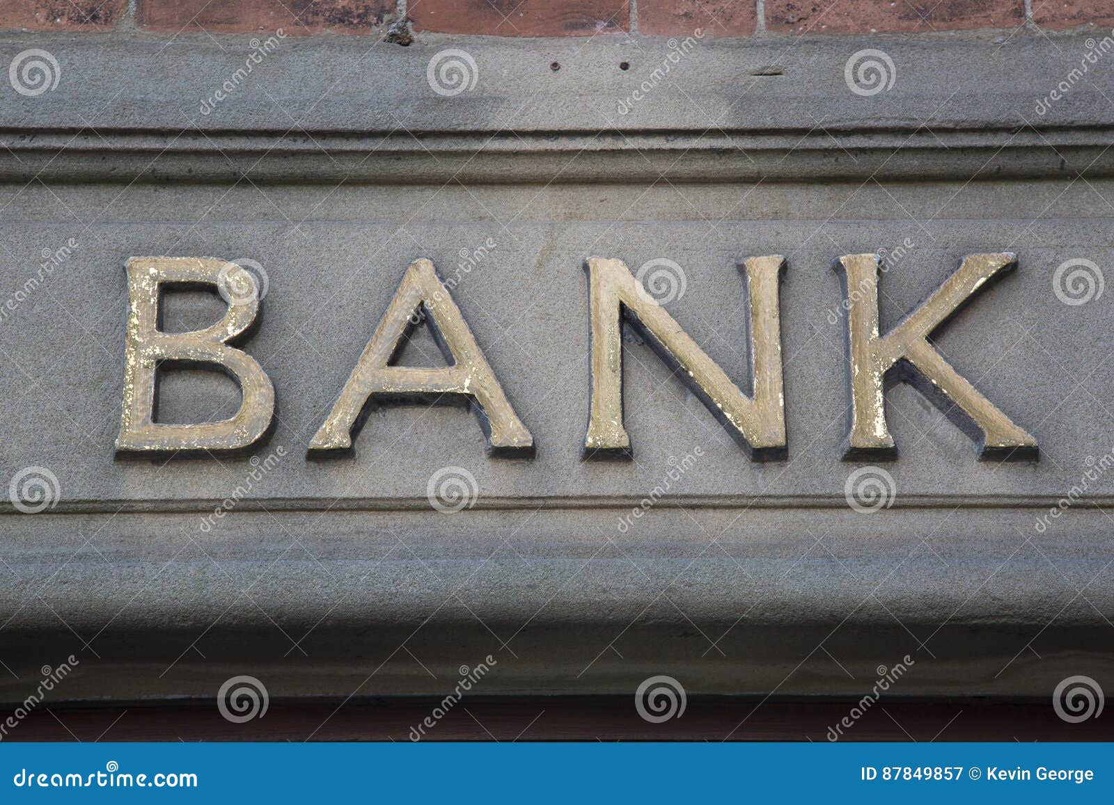 Bank Sign stock image. Image of sign, branch, door, font - 87849857