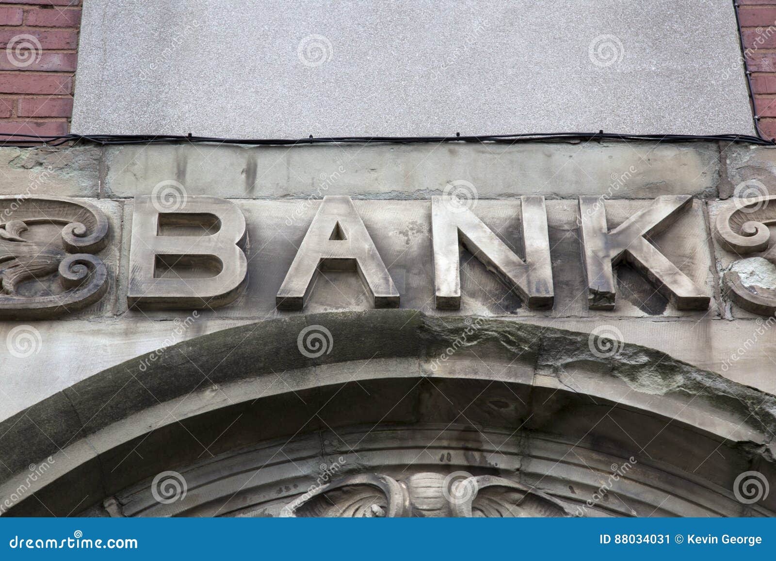 Bank Sign editorial photo. Image of history, money, sign - 88034031