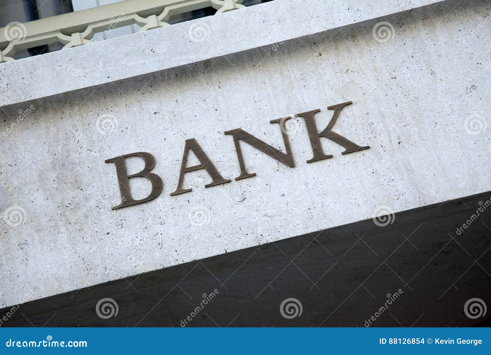 Bank Sign stock photo. Image of urban, signage, branch - 88126854