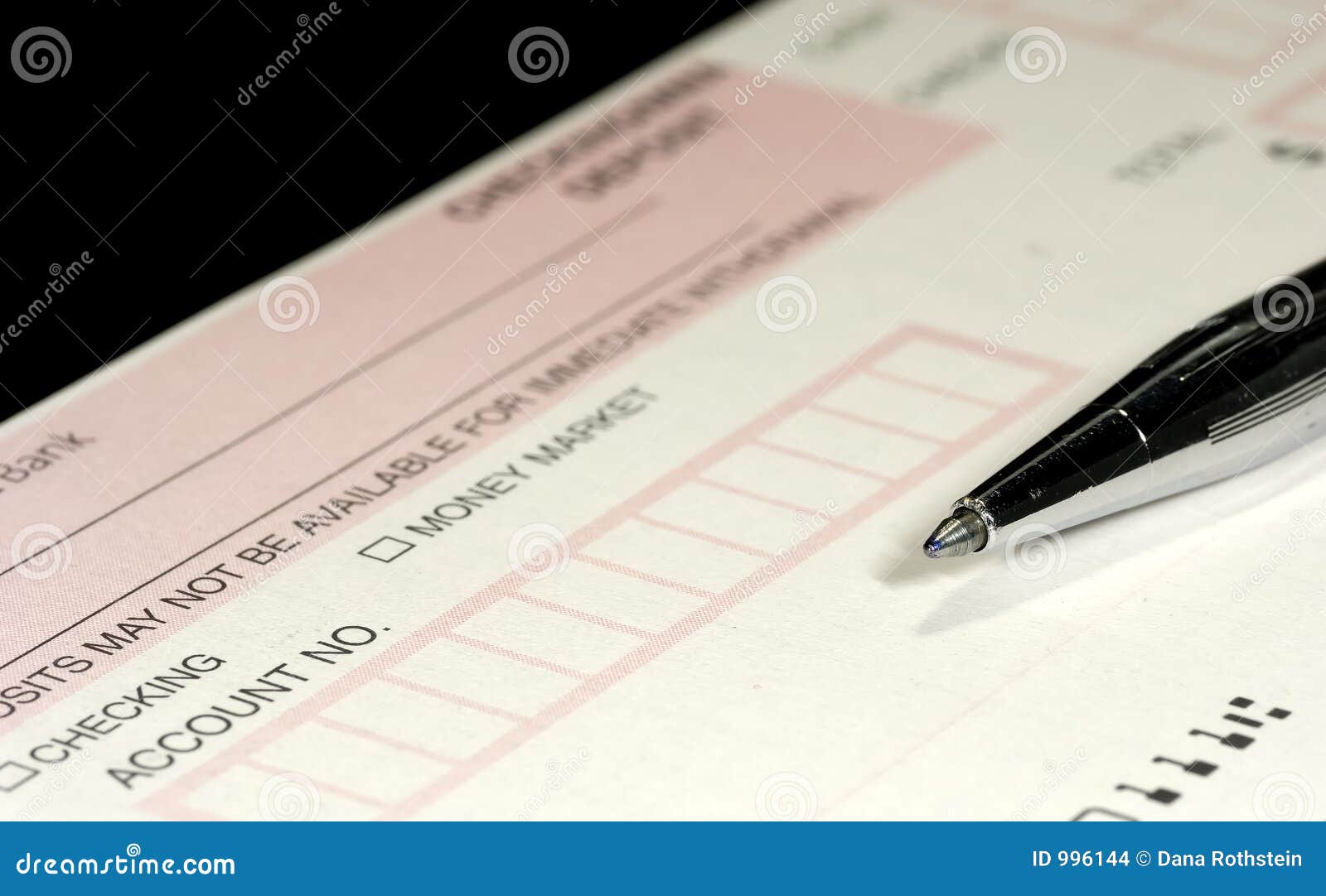 Bank SLip stock photo. Image of financial, market, finance - 996144