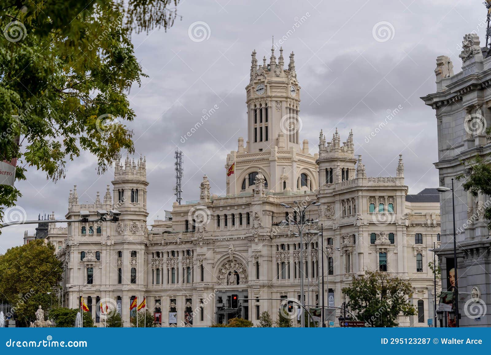 The Bank of Spain in Madrid, Spain Editorial Photography - Image of ...
