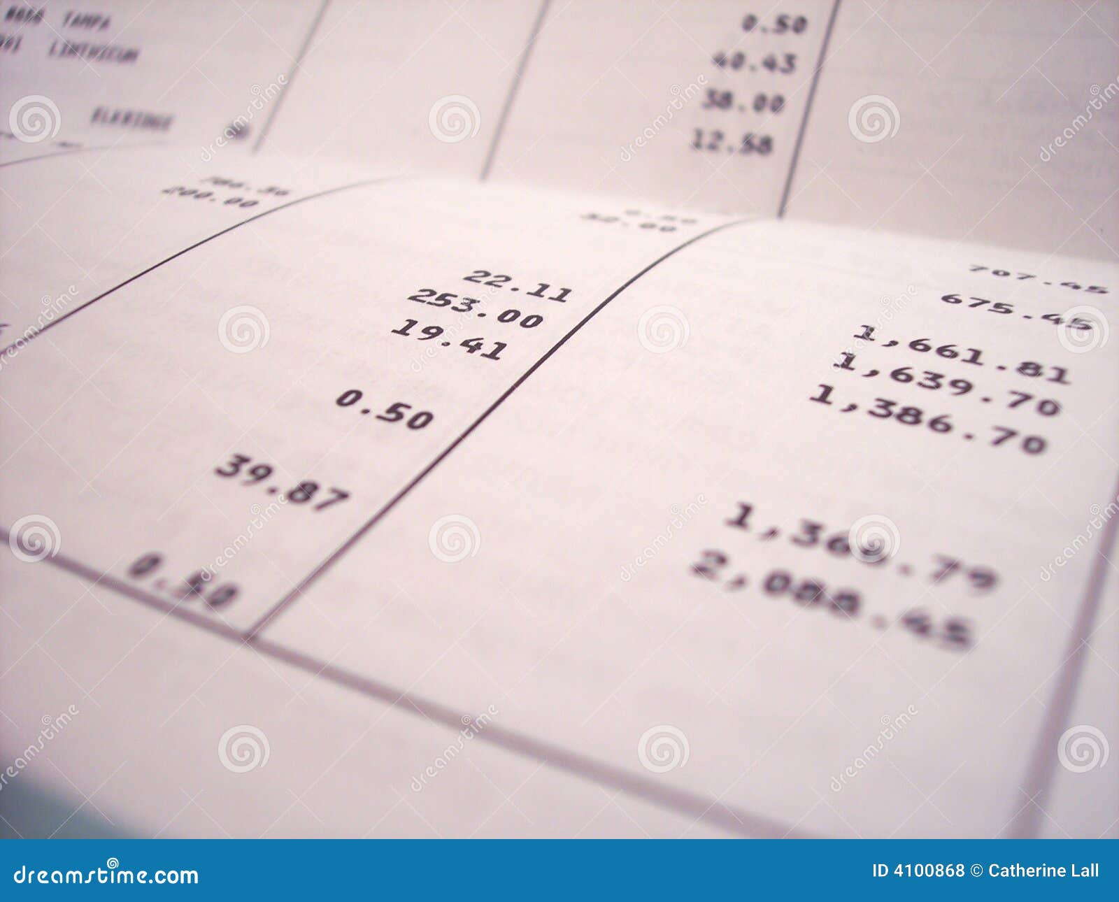 Bank Statement Royalty-Free Stock Image | CartoonDealer.com #3153622