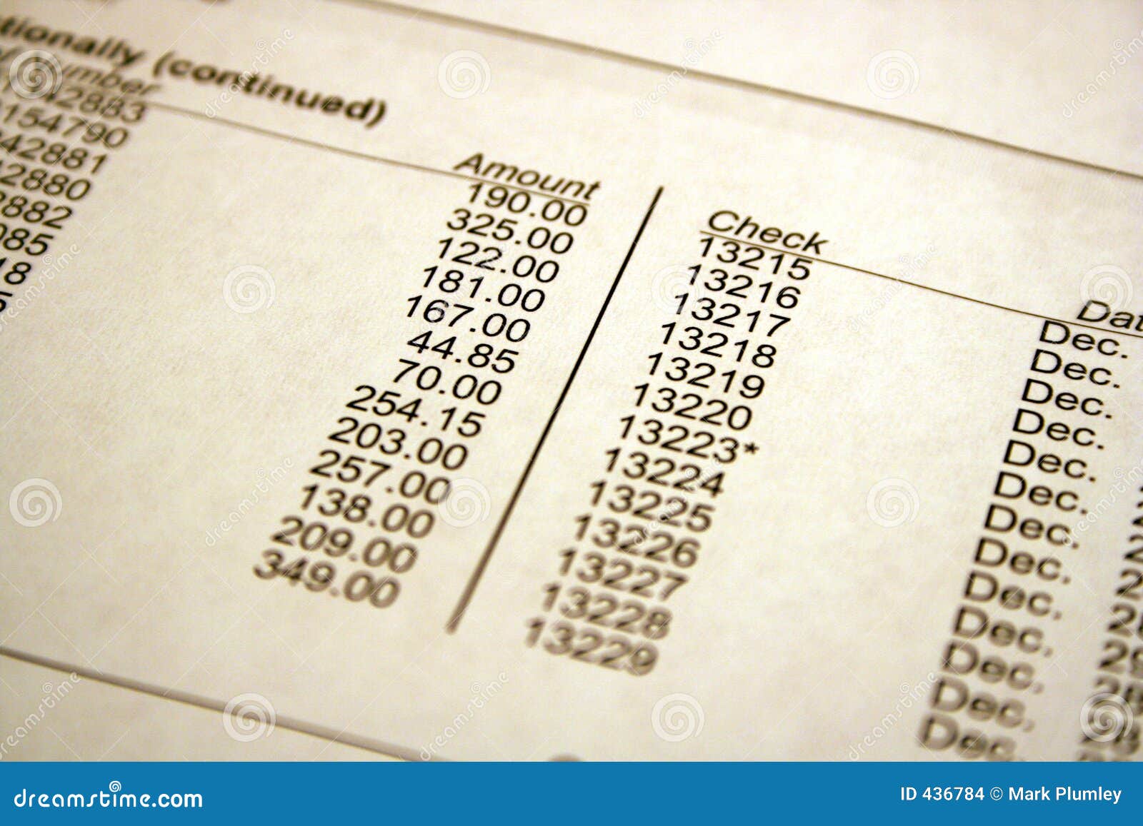Bank Statement stock photo. Image of office, paperwork - 436784