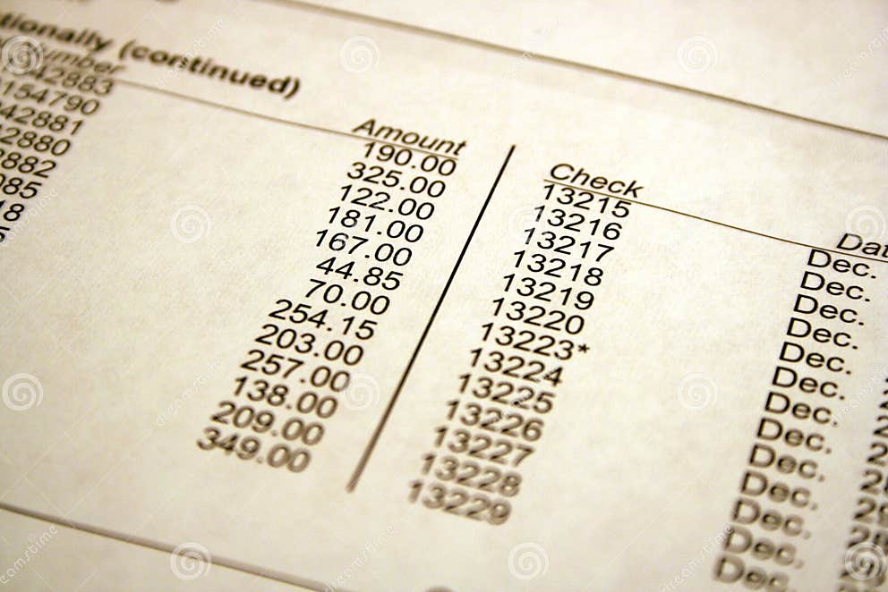 Bank Statement stock photo. Image of office, paperwork - 436784