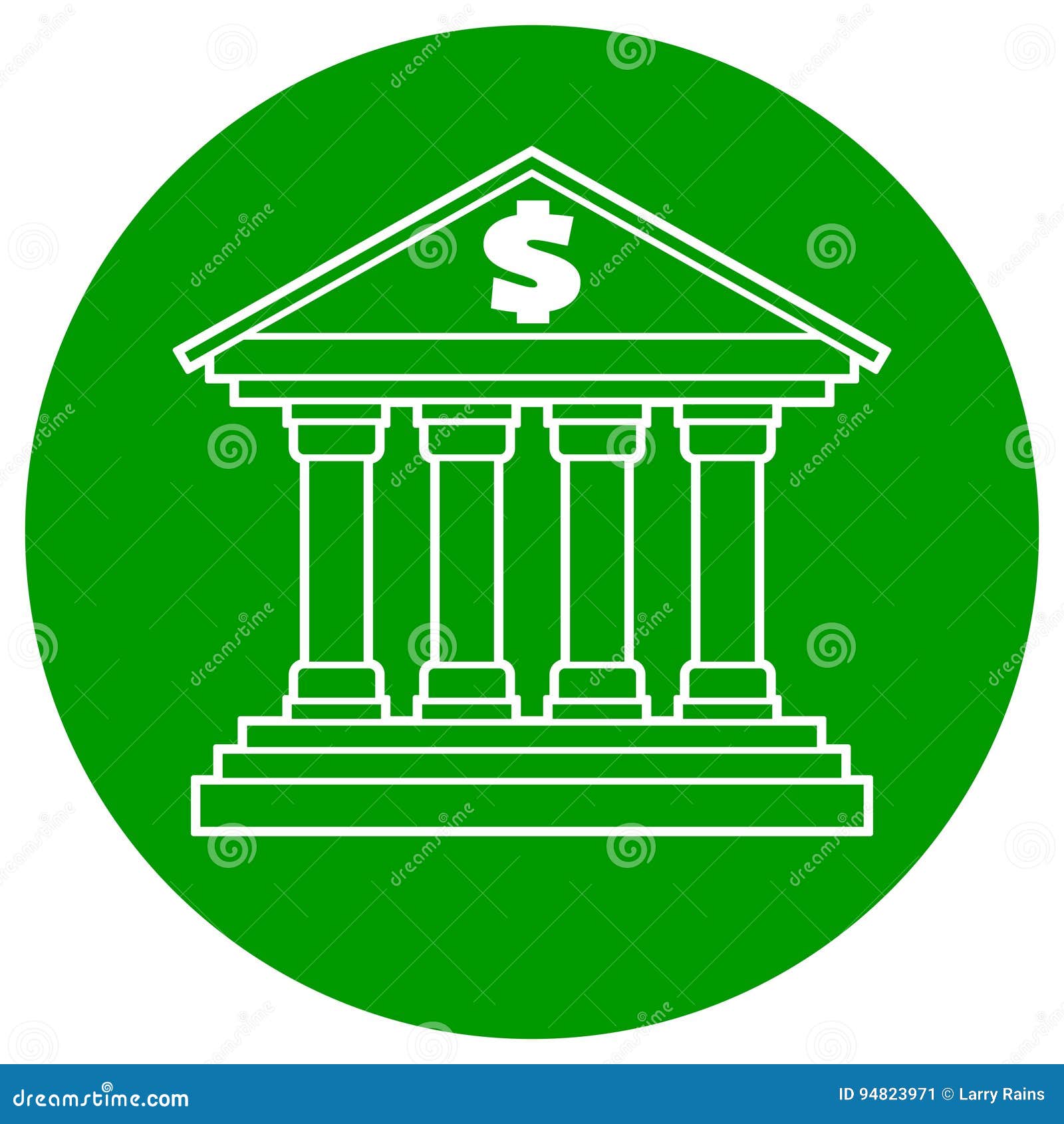 Bank Symbol stock vector. Illustration of winner, bank - 94823971