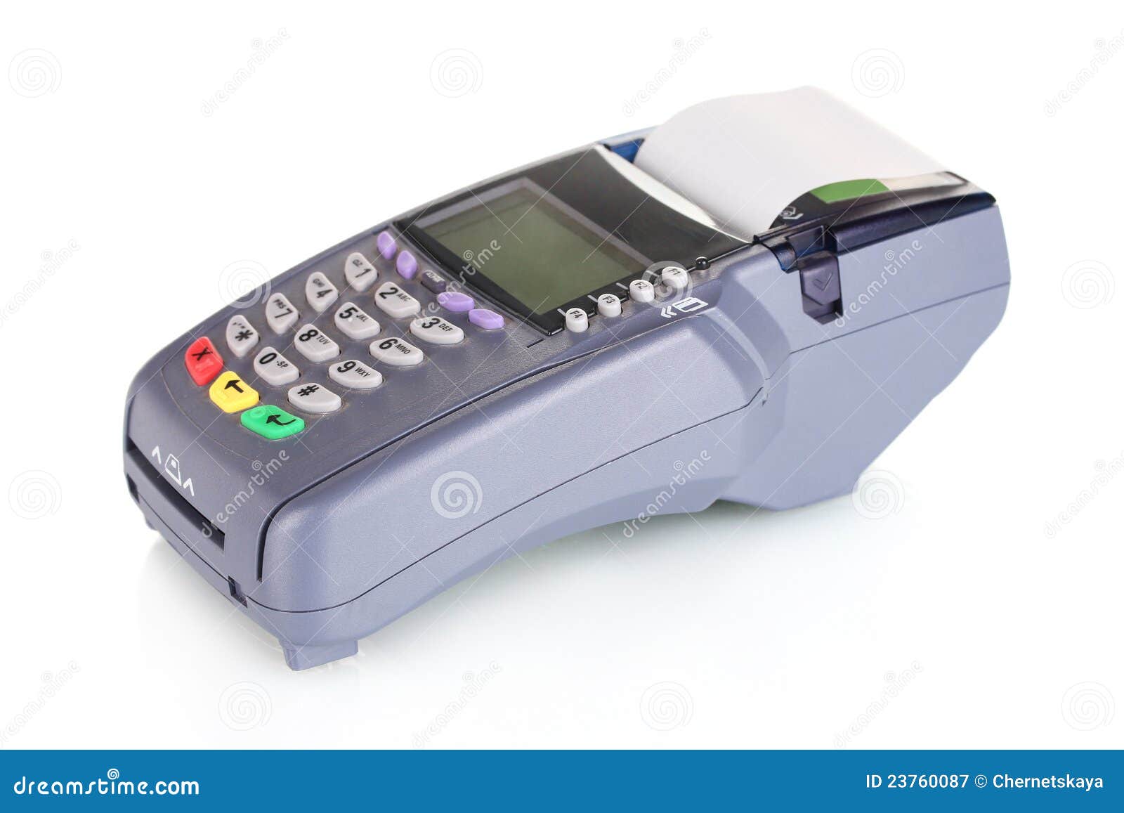 Bank terminal stock image. Image of number, debit, credit - 23760087