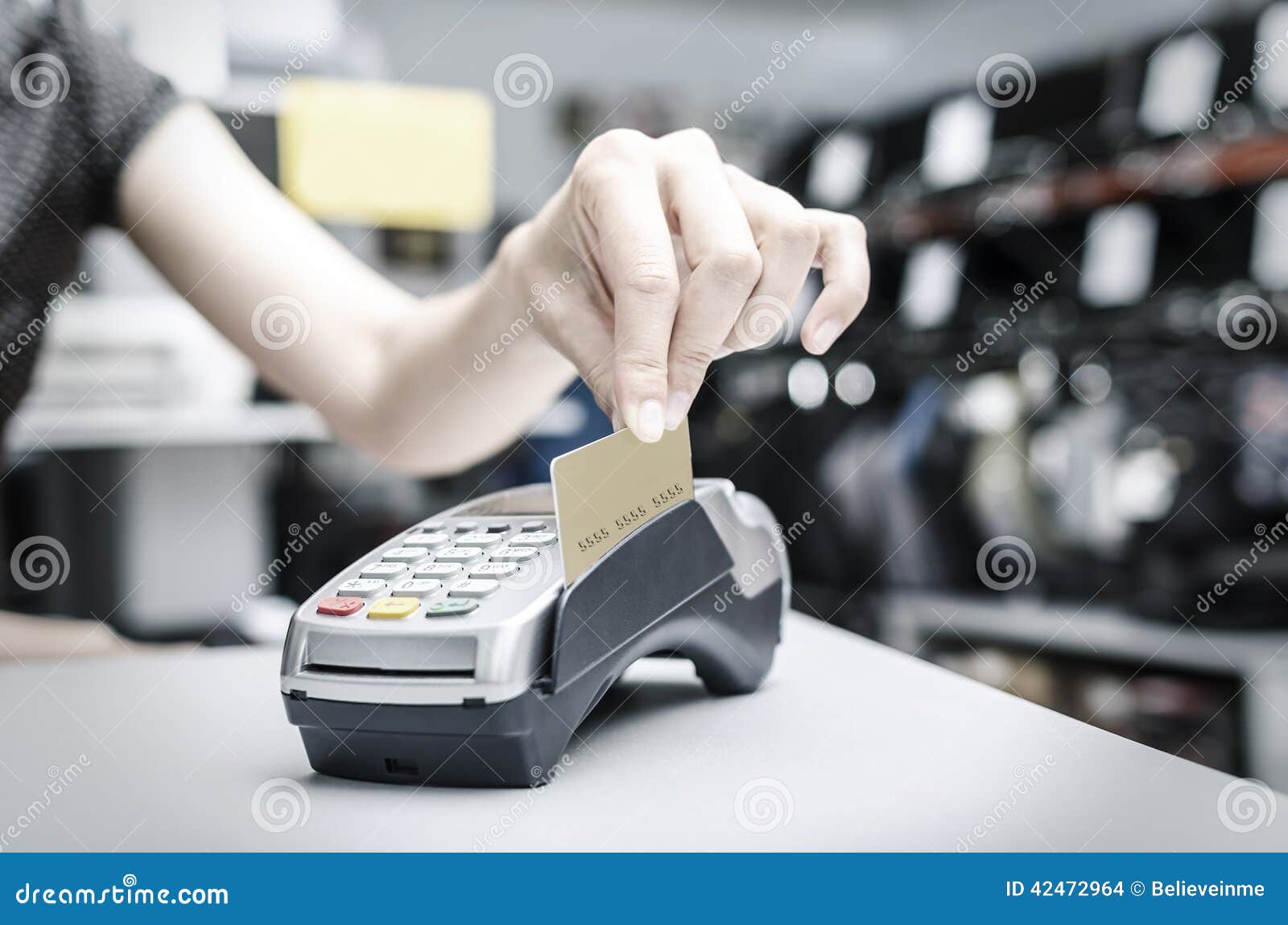 Bank terminal stock photo. Image of shopper, cashier - 42472964