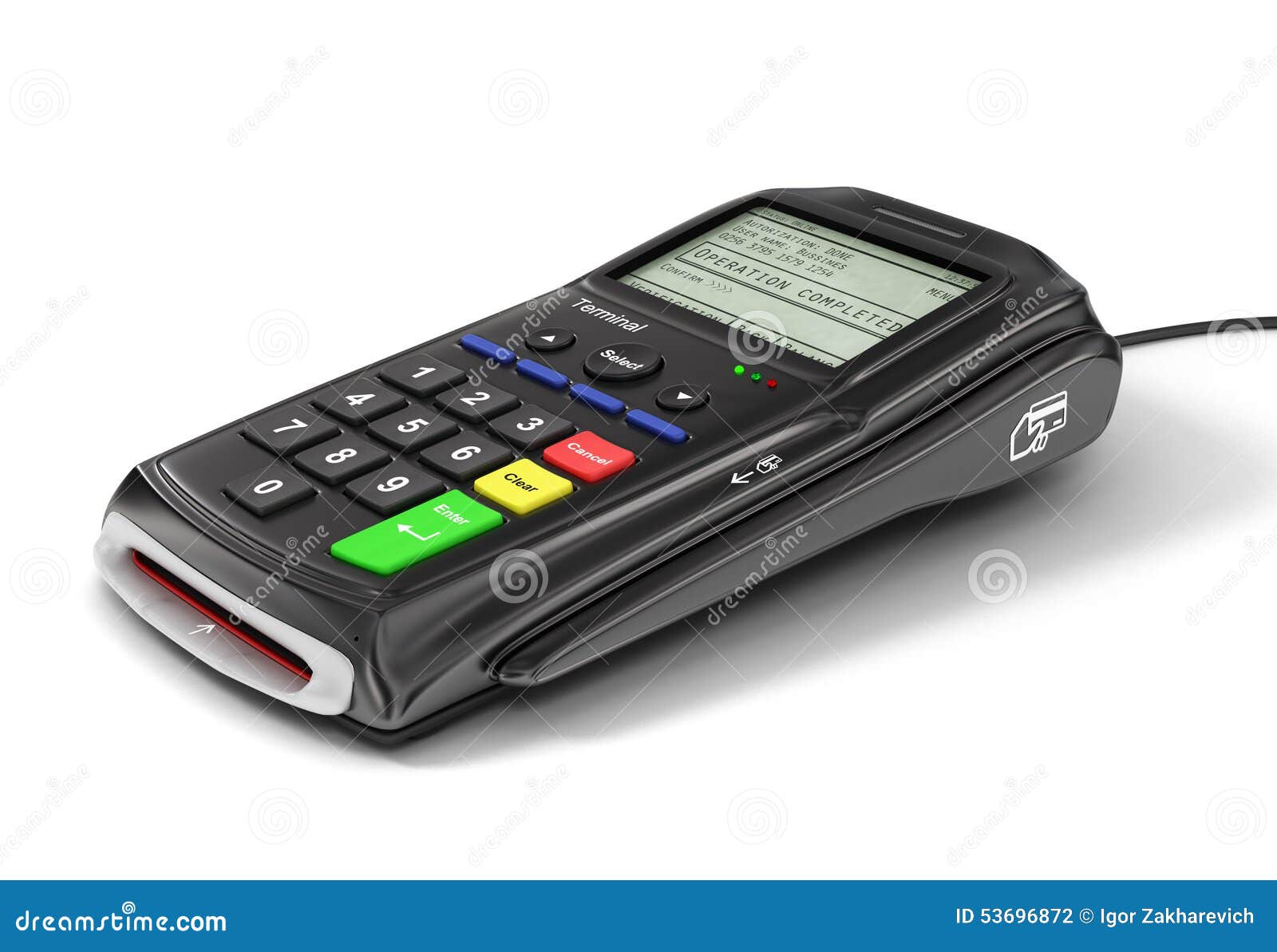 Bank Terminal For Card Payment Solid Icon. Pos Terminal Vector ...