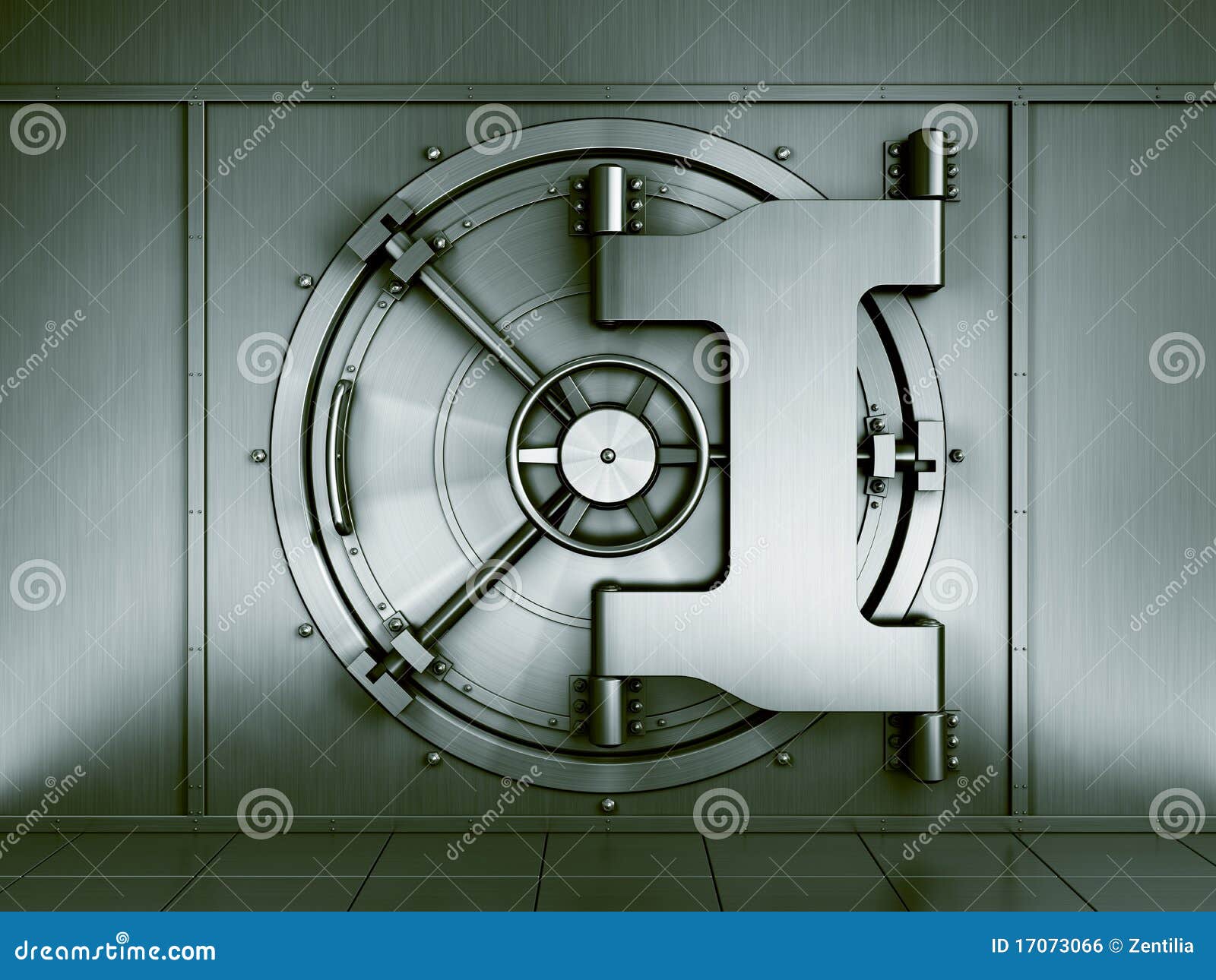 Bank vault stock illustration. Illustration of render - 17073066