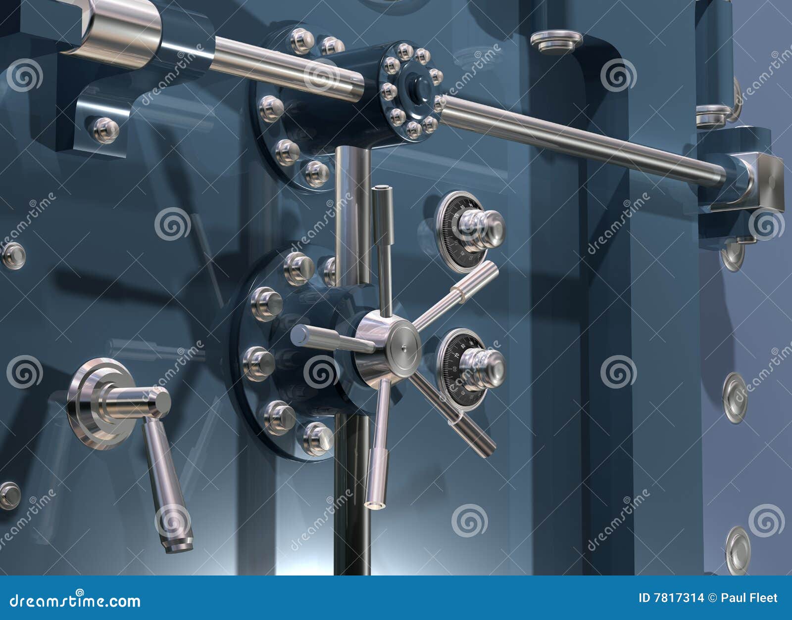 Bank Vault Door Stock Illustration | CartoonDealer.com #14130709