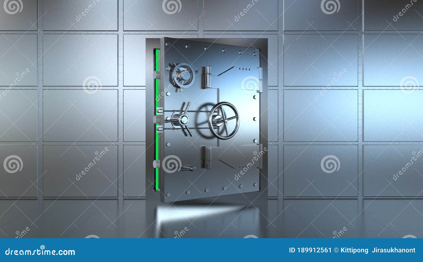 Bank vault door open stock video. Video of safe, entrance - 189912561