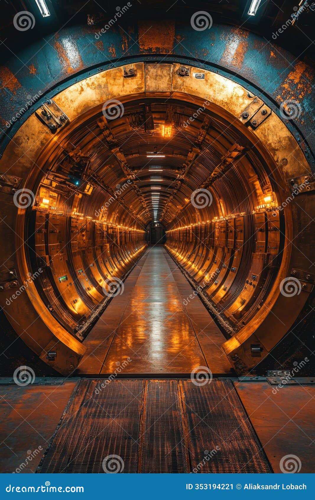A Bank Vault with Gold and Money . Banking Storage System Stock Image ...