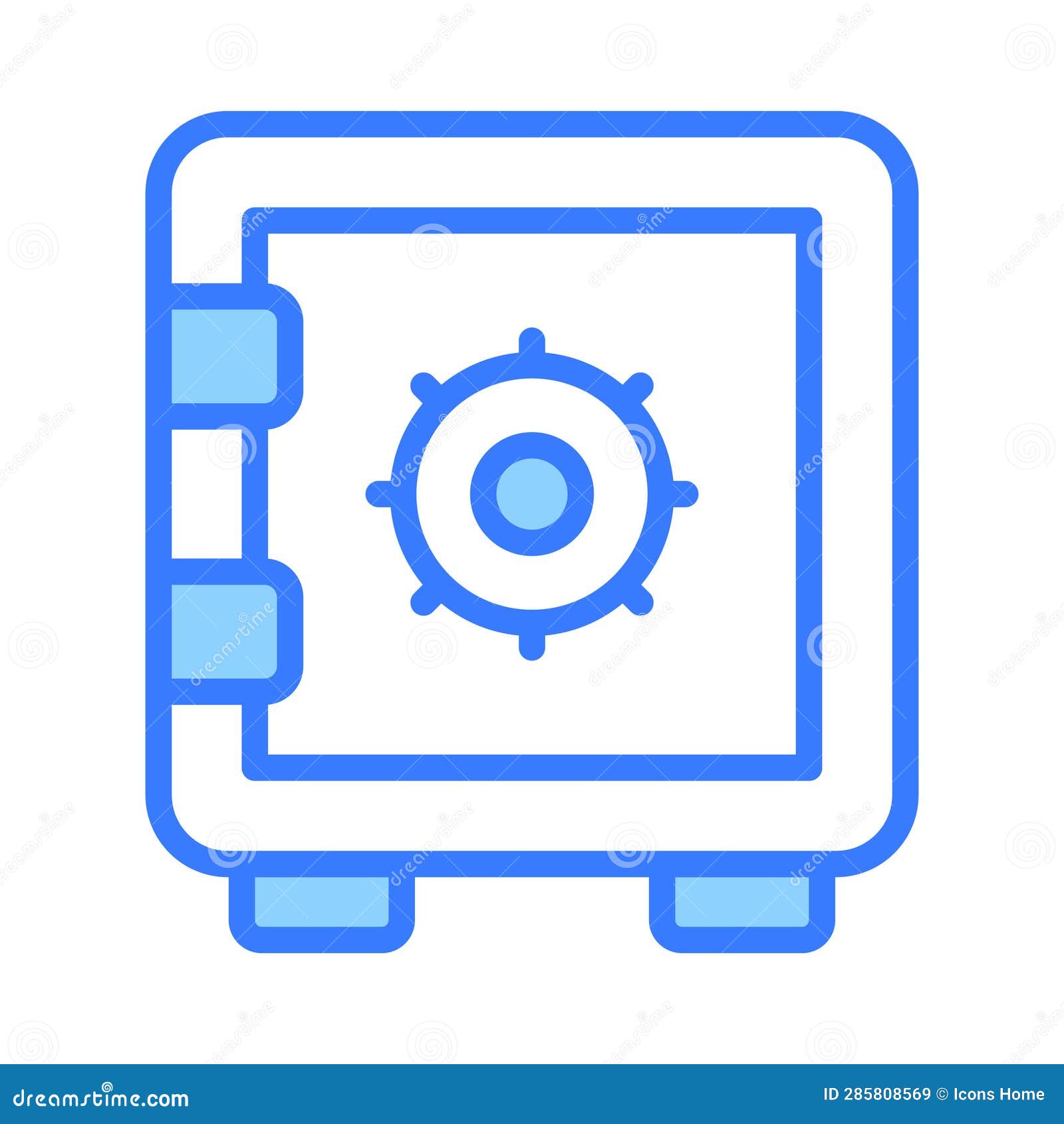 Bank Vault for Money Saving, an Icon of Bank Locker in Editable Style ...