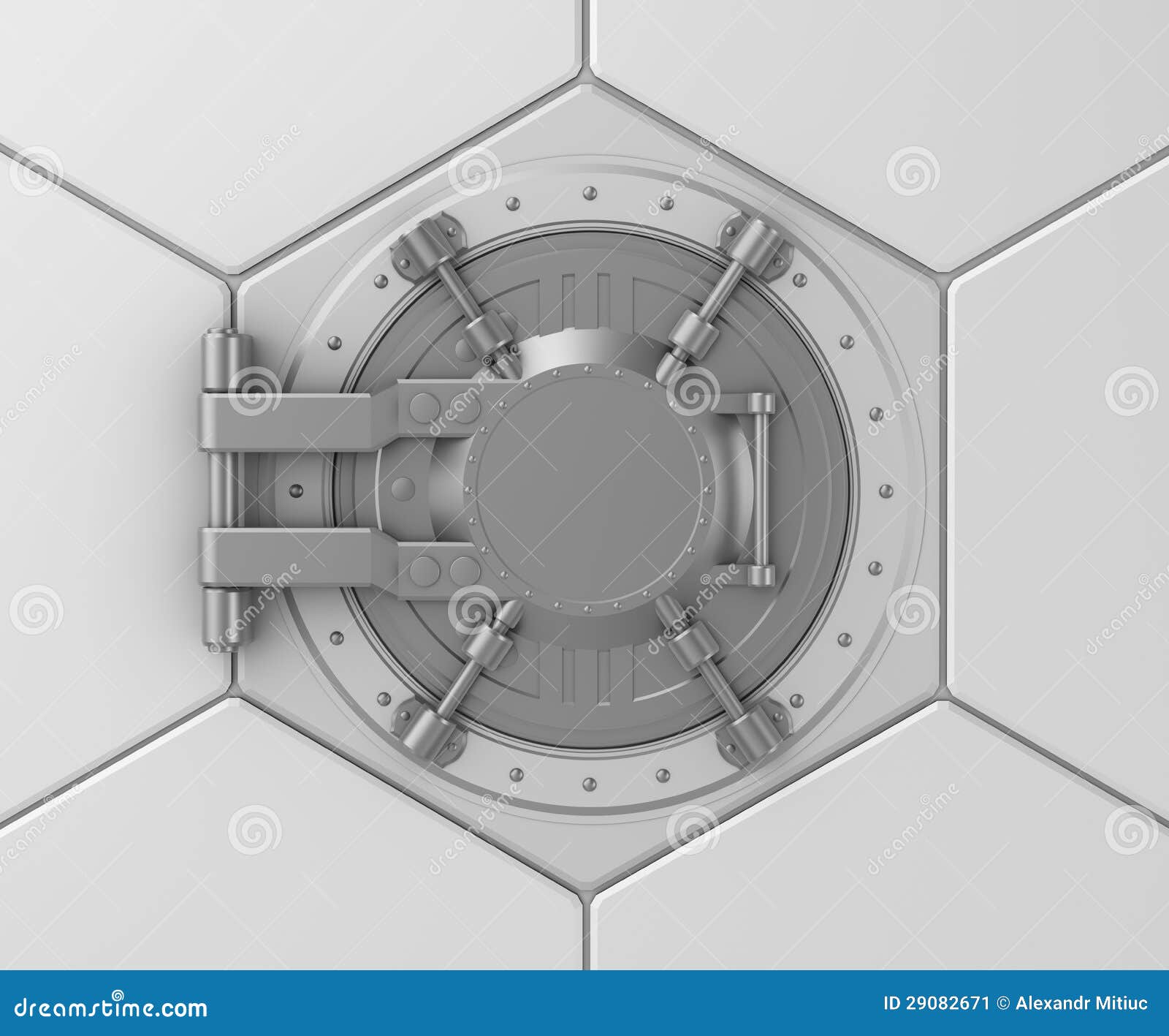 Vault With Handle Wheel - Safe Door, Strongbox With Rotary Valve ...