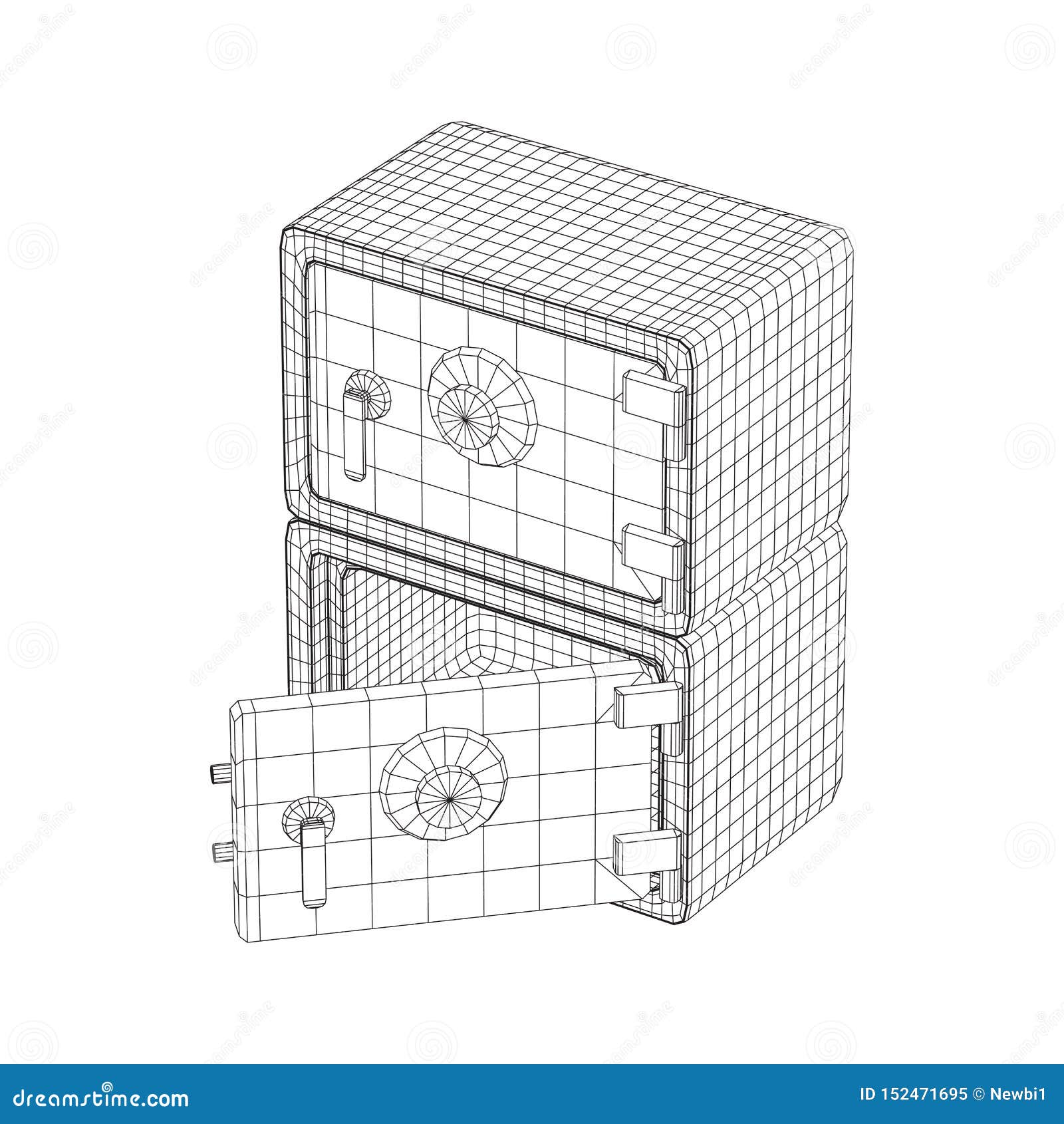 Bank vault safe vector stock vector. Illustration of banking - 152471695