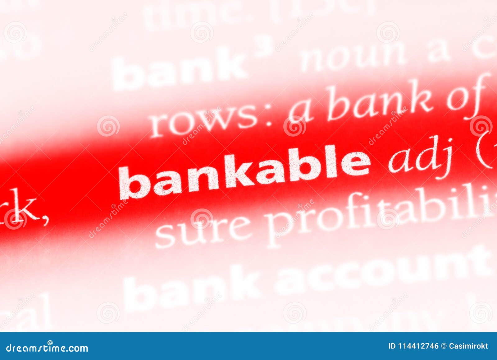 Bankable foto de stock. Imagem de macro, papel, conceito - 114412746