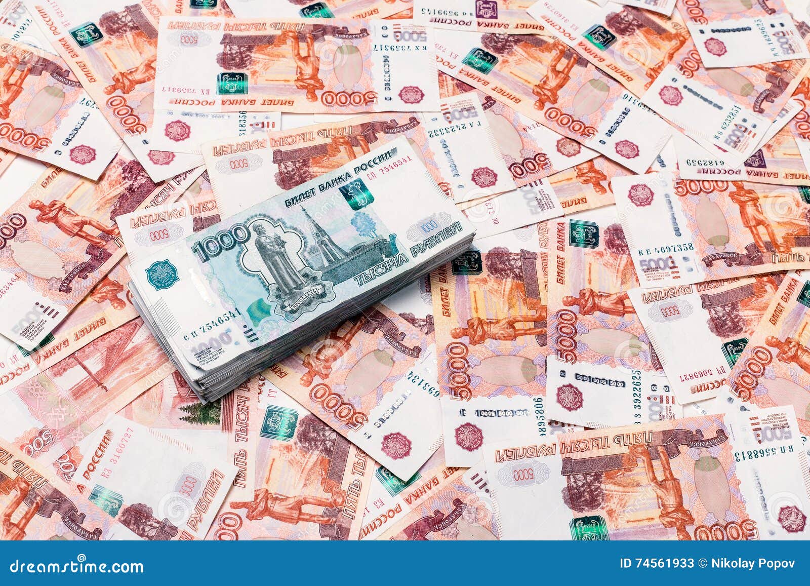 Bankbiljetten Van Verschillende Benaming Stock Afbeelding - Image of ...