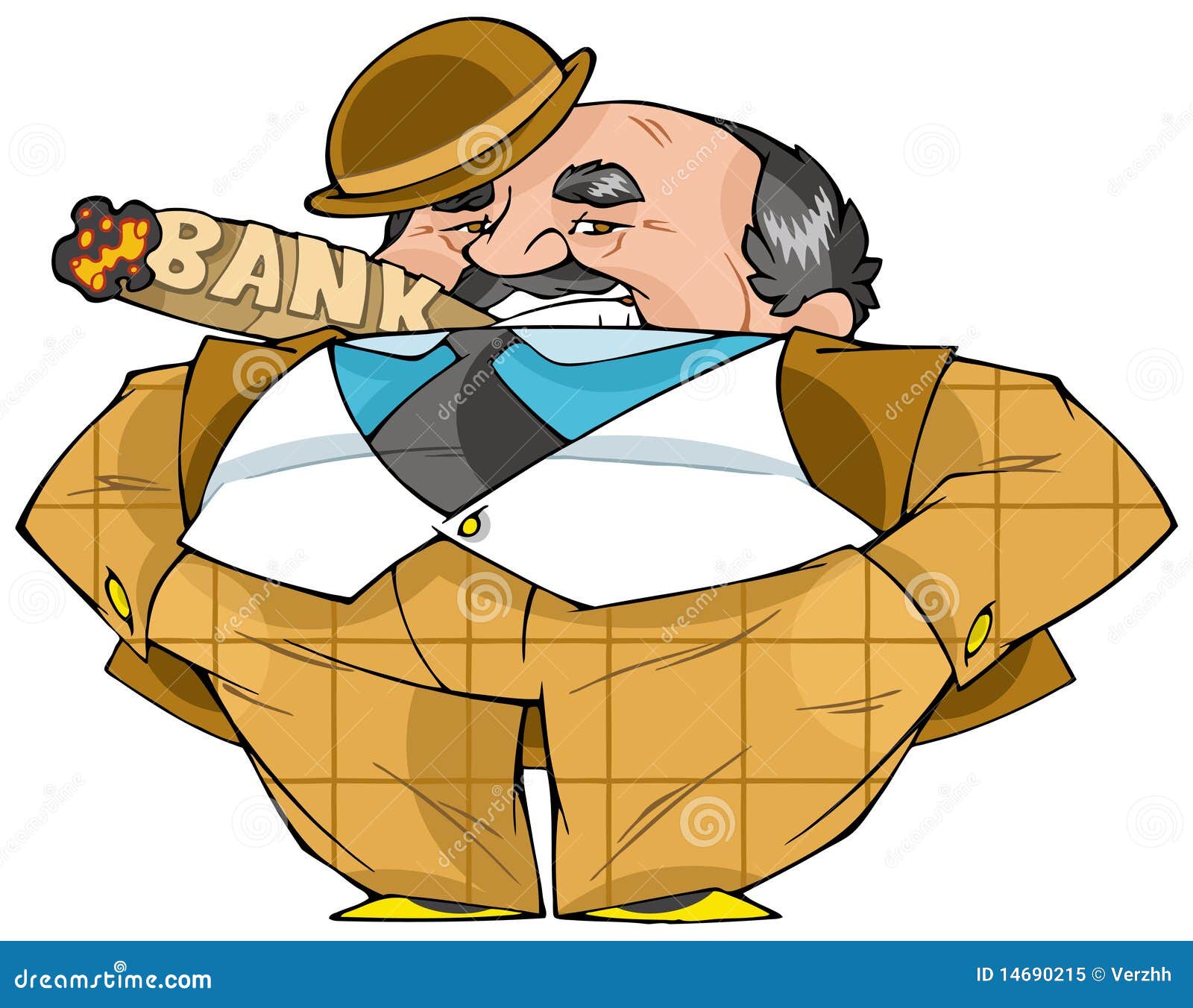 Banker vektor abbildung. Illustration von finanzierung - 14690215