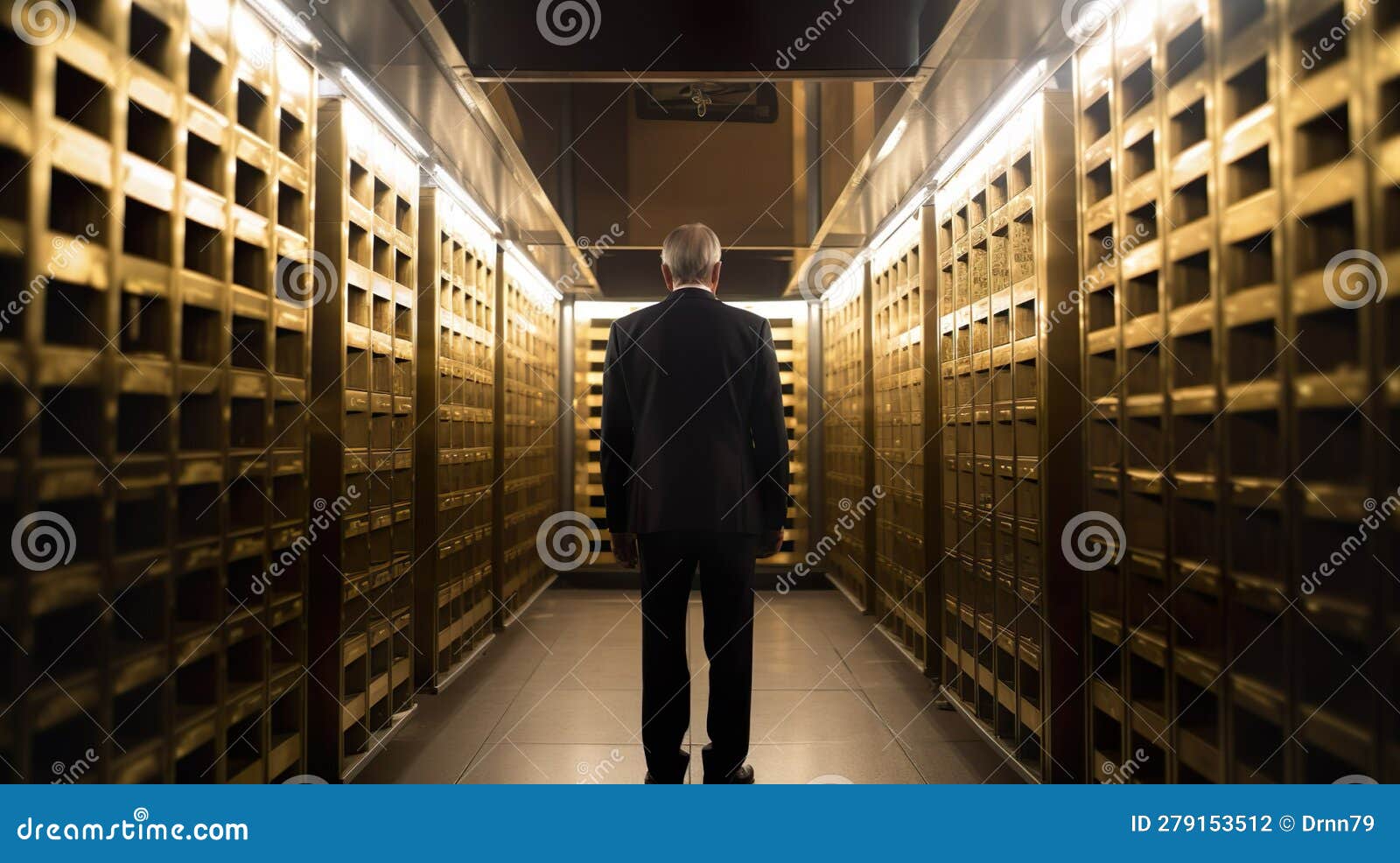 Storage Lockers Vector Illustration | CartoonDealer.com #140210712