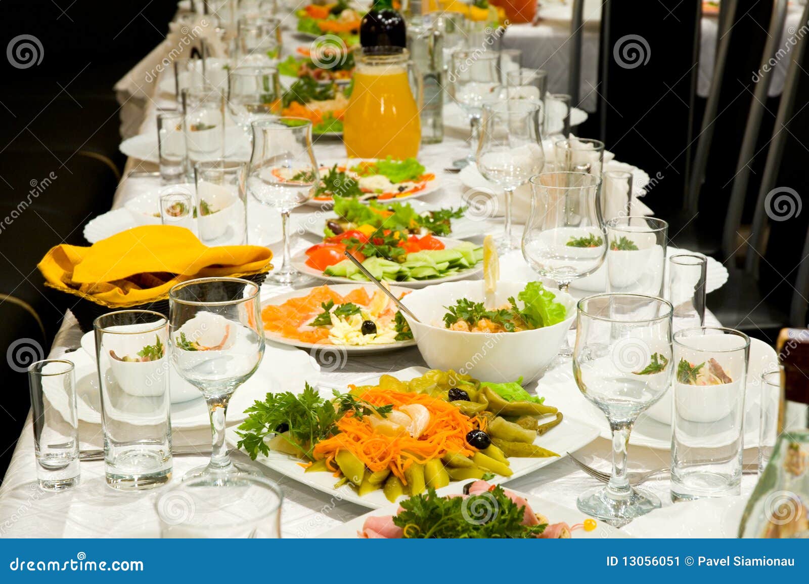 Bankett stockbild. Bild von feinschmecker, narcotize - 13056051