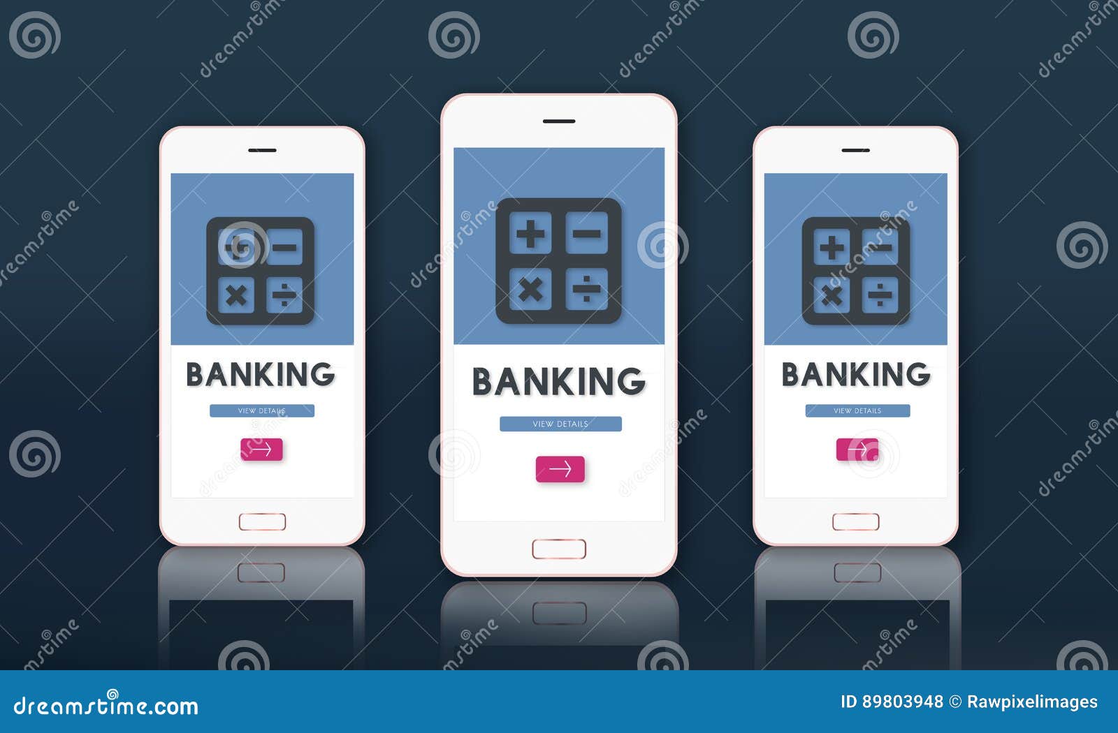 Banking Accounting Calculating Finance Concept Stock Illustration ...