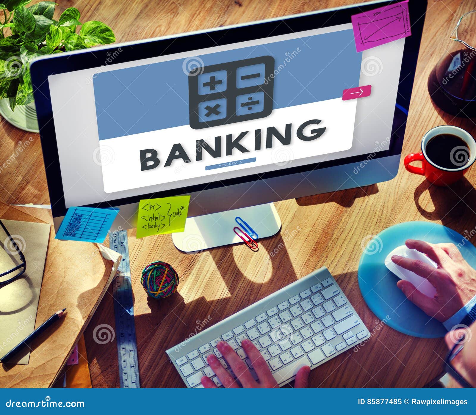 Banking Accounting Calculating Finance Concept Stock Image - Image of ...
