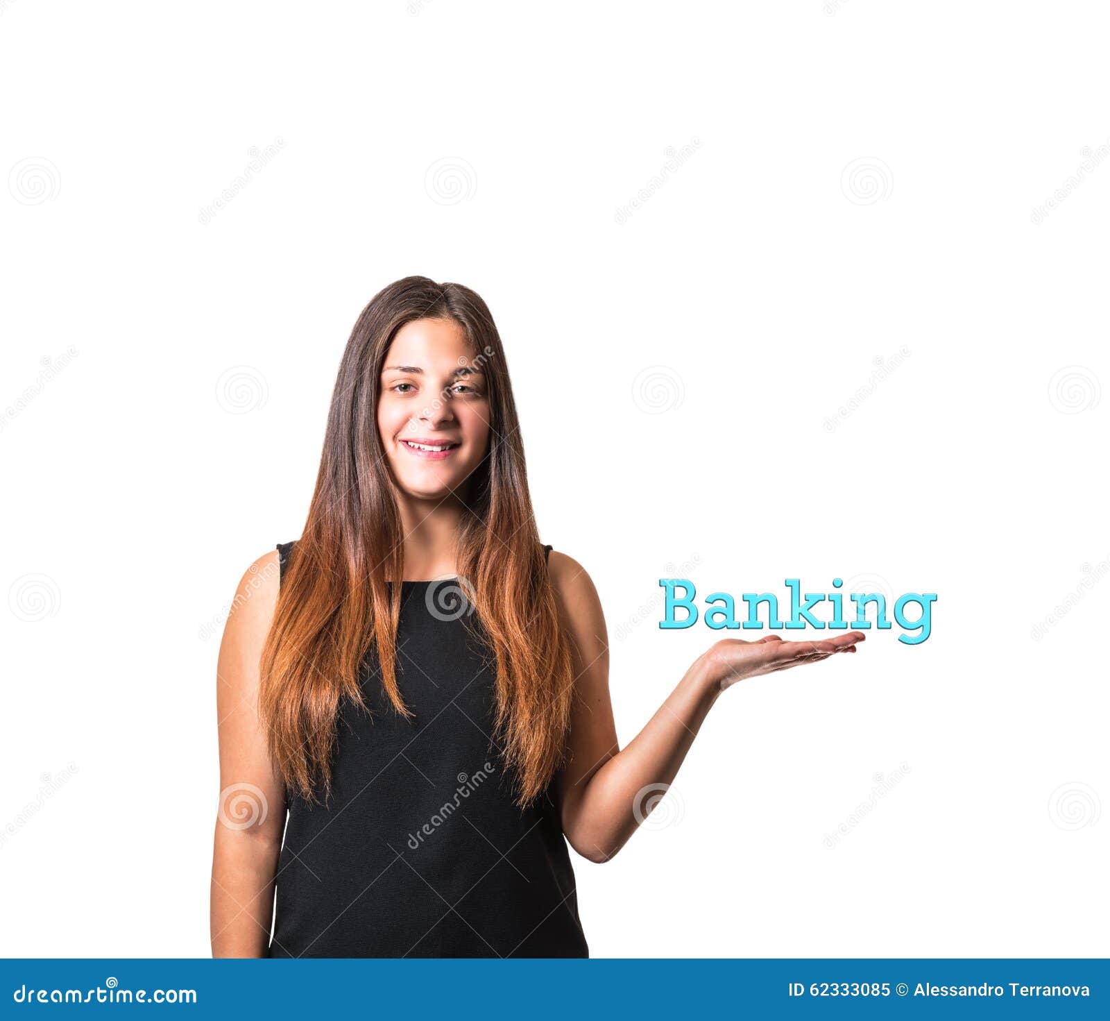 Banking Advertising Model stock image. Image of girl - 62333085