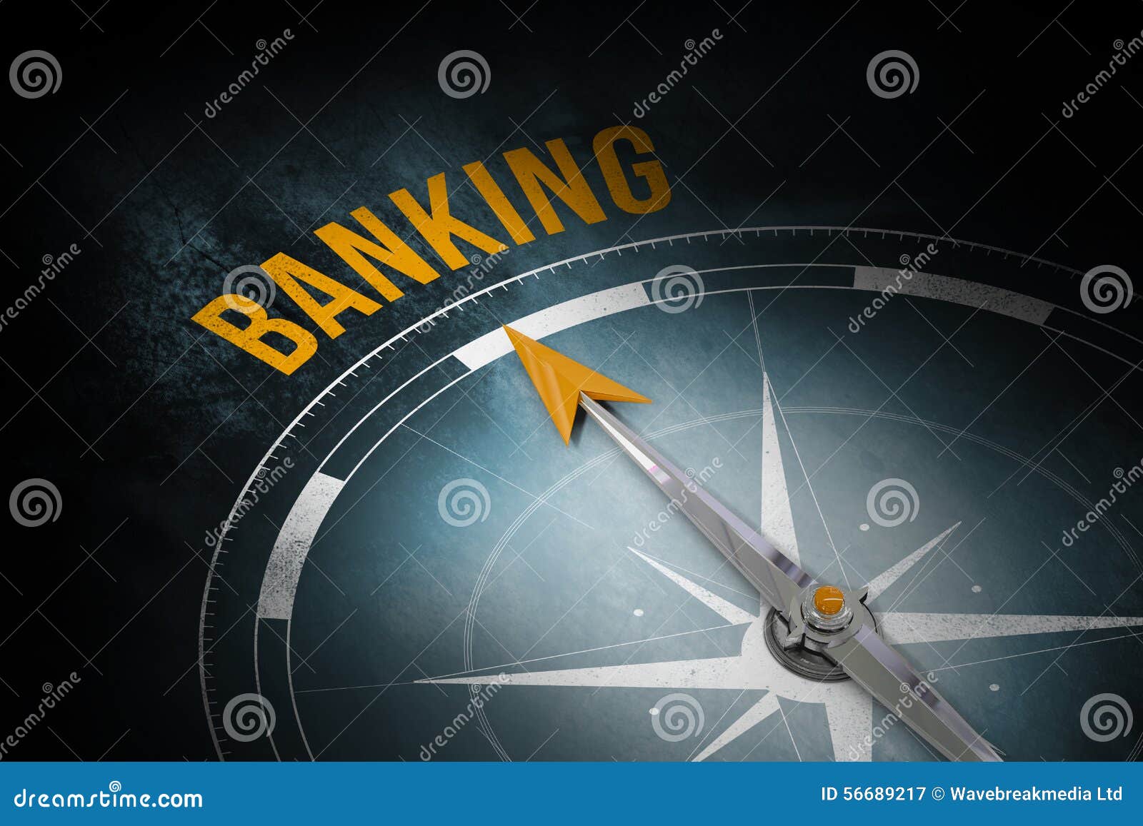 Banking Against Dark Background Stock Illustration - Illustration of ...