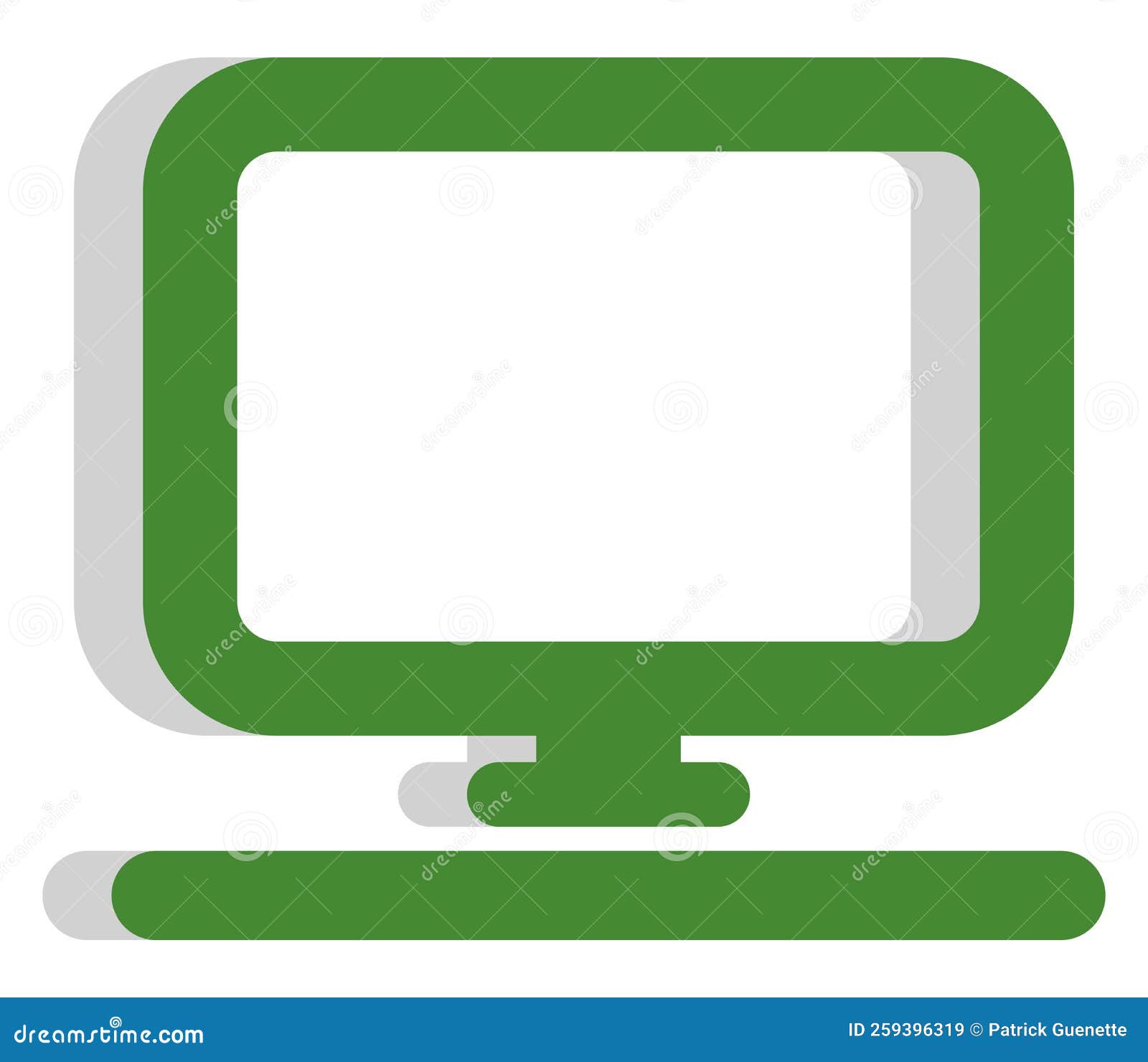 Banking computer, icon stock vector. Illustration of currency - 259396319