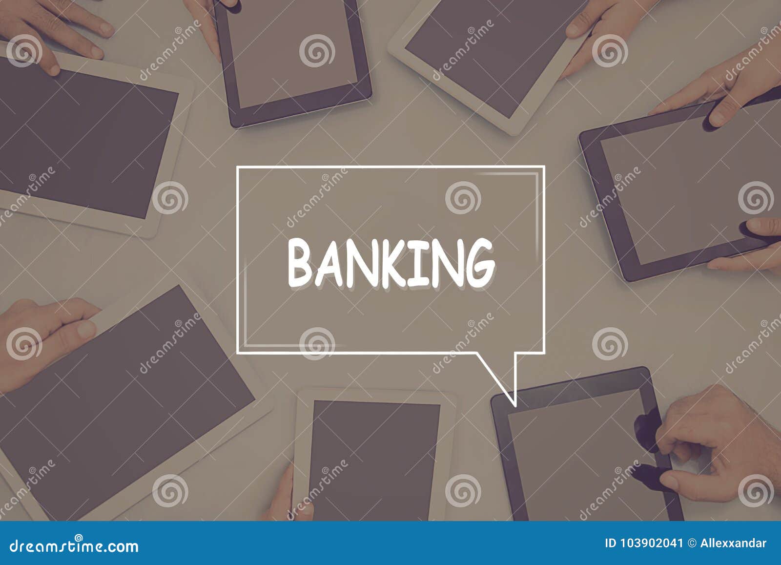 BANKING CONCEPT Business Concept. Stock Image - Image of connection ...