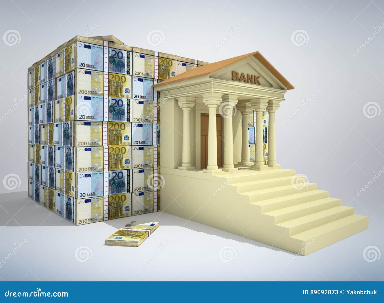 Banking concept 3D stock image. Image of financial, account - 89092873