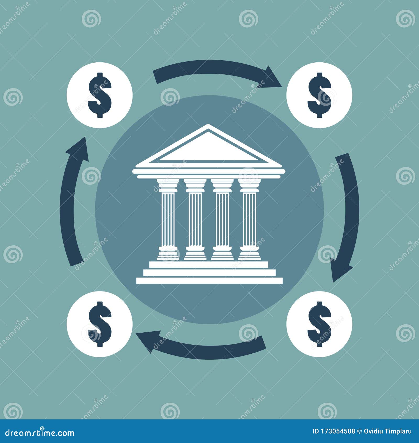Banking Concept. Vector Illustration Stock Vector - Illustration of ...