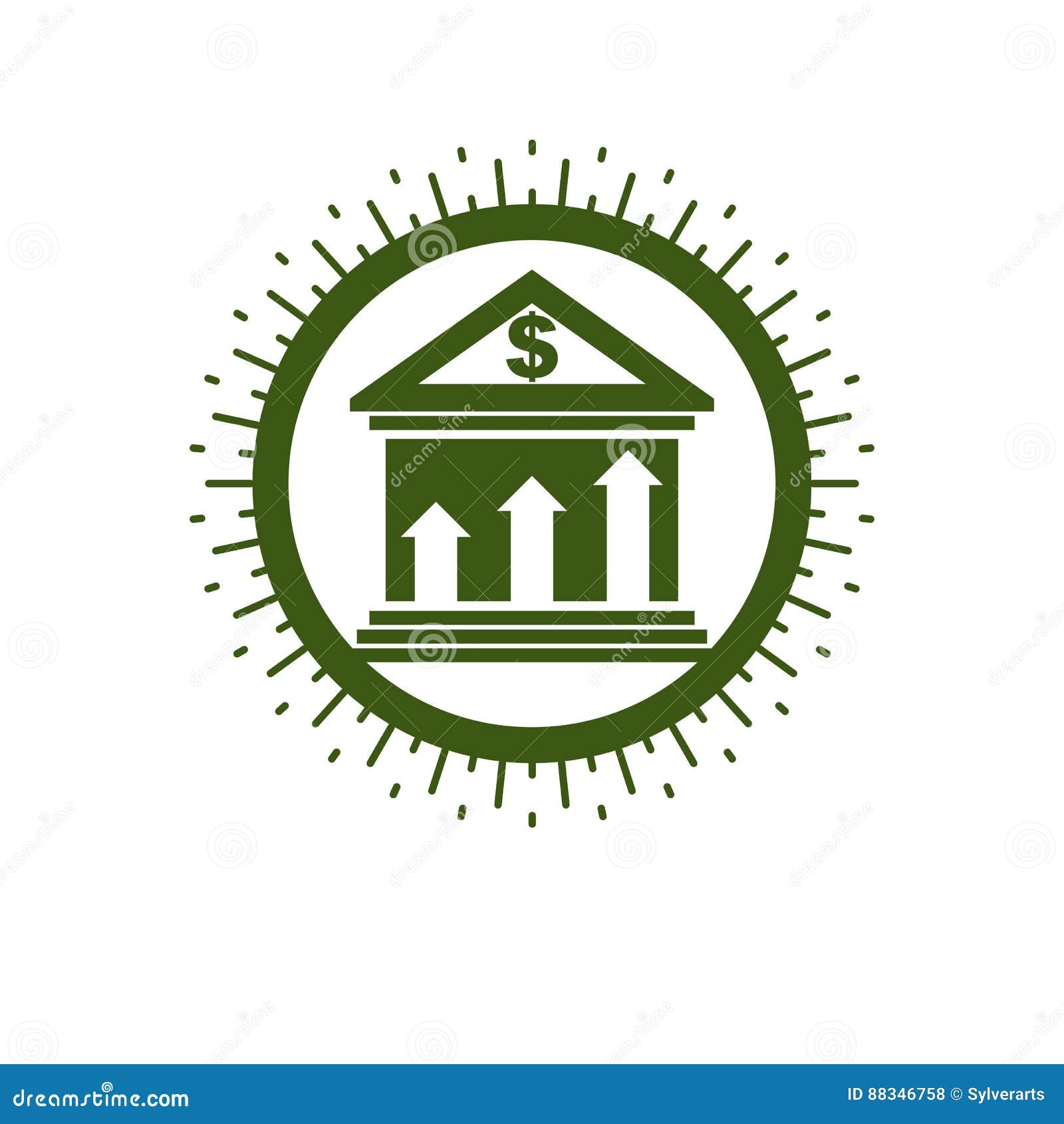 Banking Conceptual Logo, Unique Vector Symbol. Banking System Stock ...