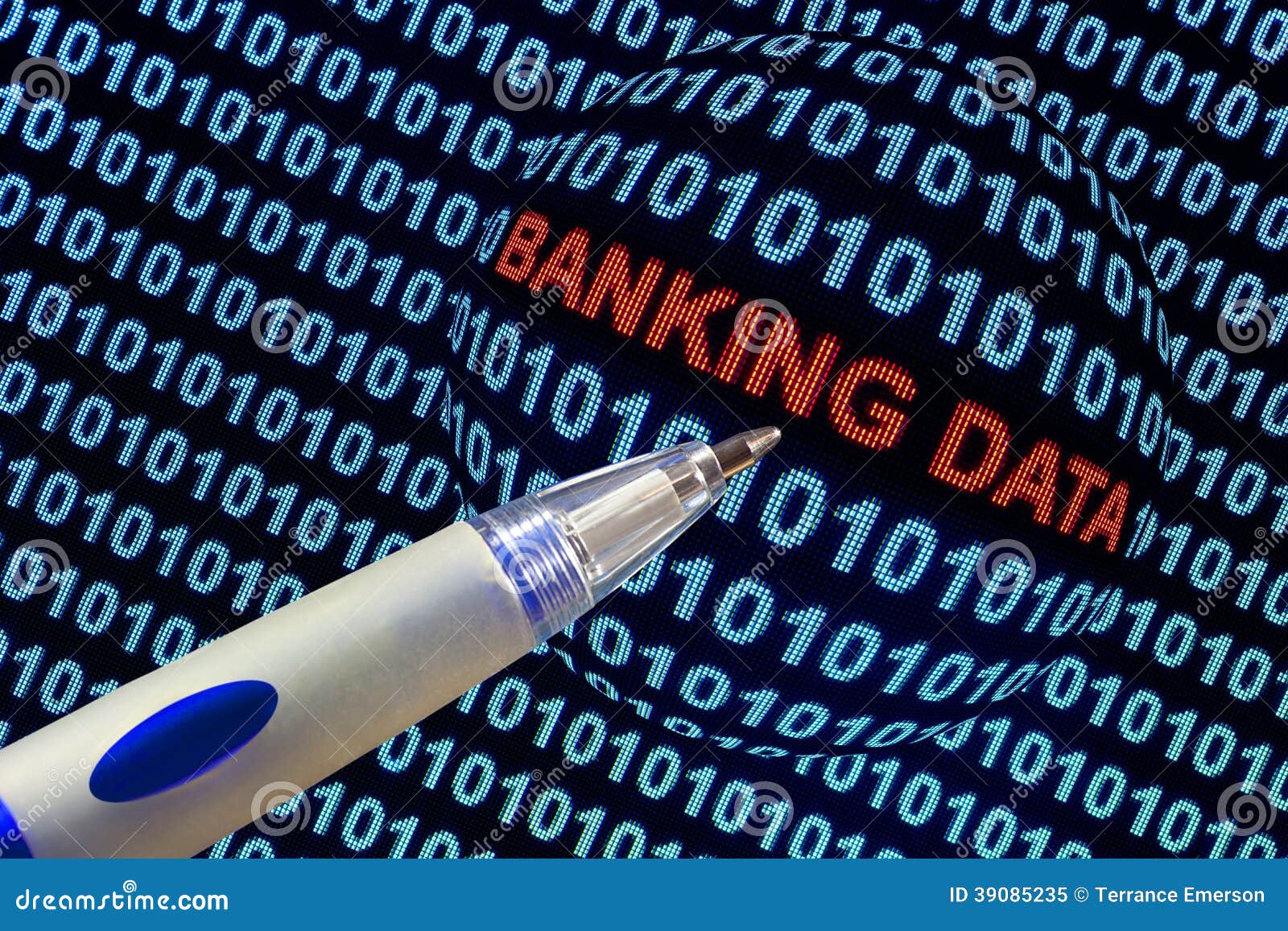 Banking Data Symbolism stock image. Image of virtual - 39085235