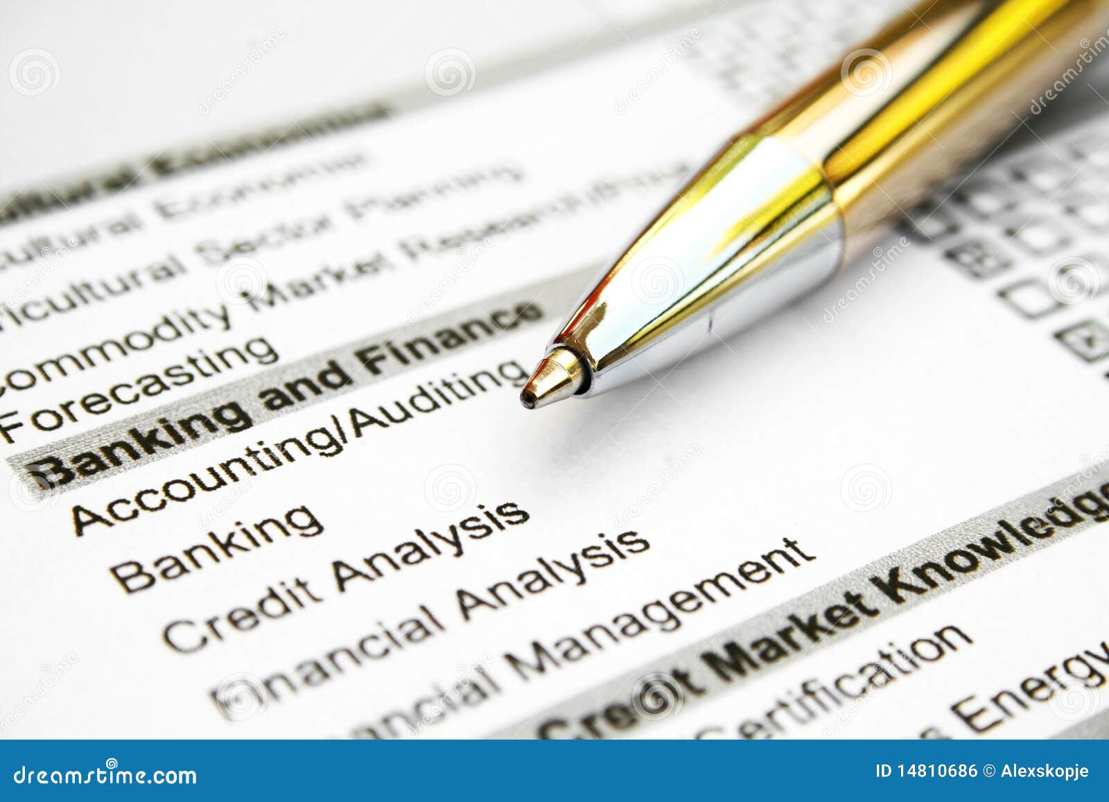 Banking and finance stock photo. Image of concepts, document - 14810686
