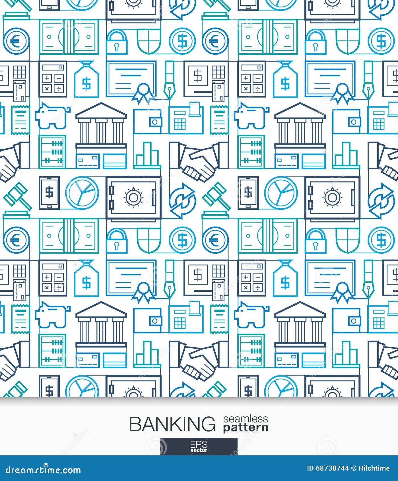 Banking and Finance Wallpaper. Bank Seamless Pattern Stock Vector ... Banking and Finance Wallpaper. Bank Seamless Pattern Stock Vector ...