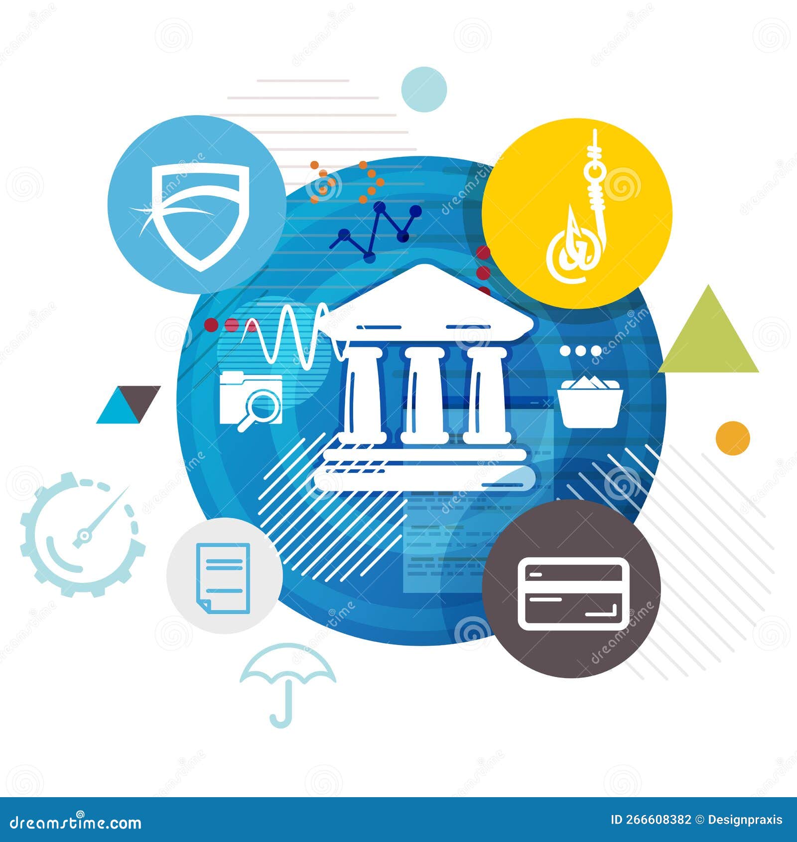 Banking Fraud Abstract - Illustration Stock Illustration - Illustration ...