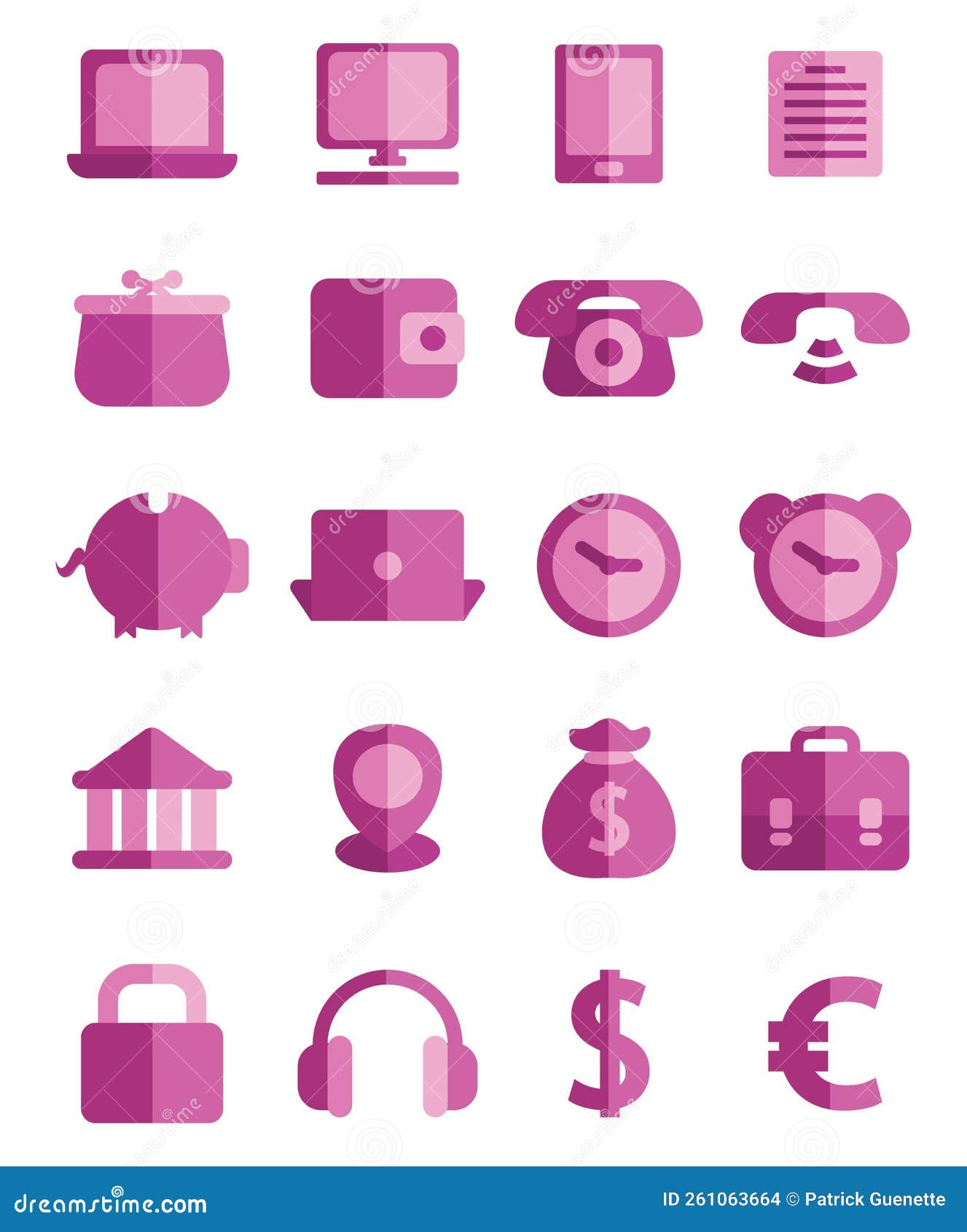 Banking job, icon stock vector. Illustration of icon - 261063664