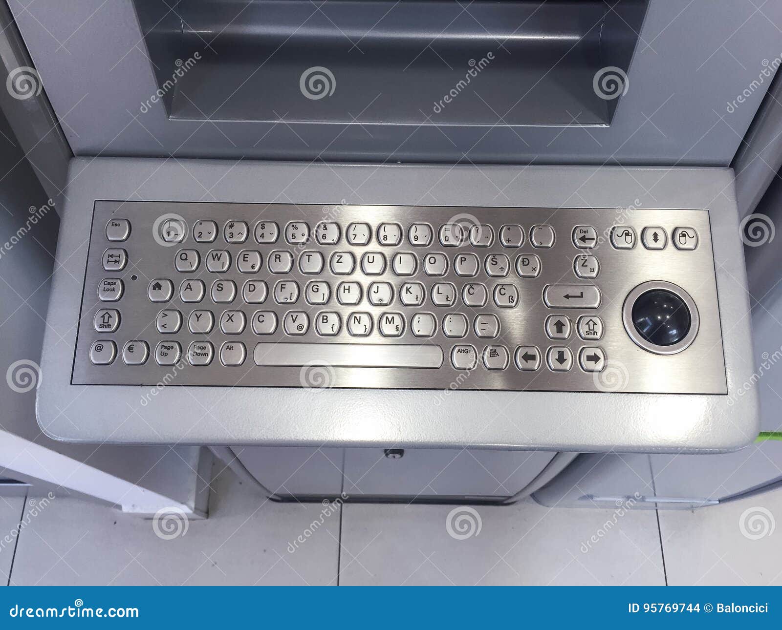 Banking Keyboard stock photo. Image of keyboard, metal - 95769744