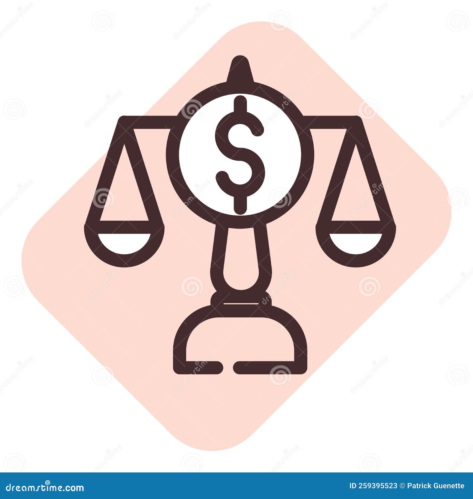 Banking law, icon stock vector. Illustration of structure - 259395523